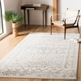 SAFAVIEH Tulum Ronald Distressed Area Rug, Ivory/Grey, 6' x 9 ...