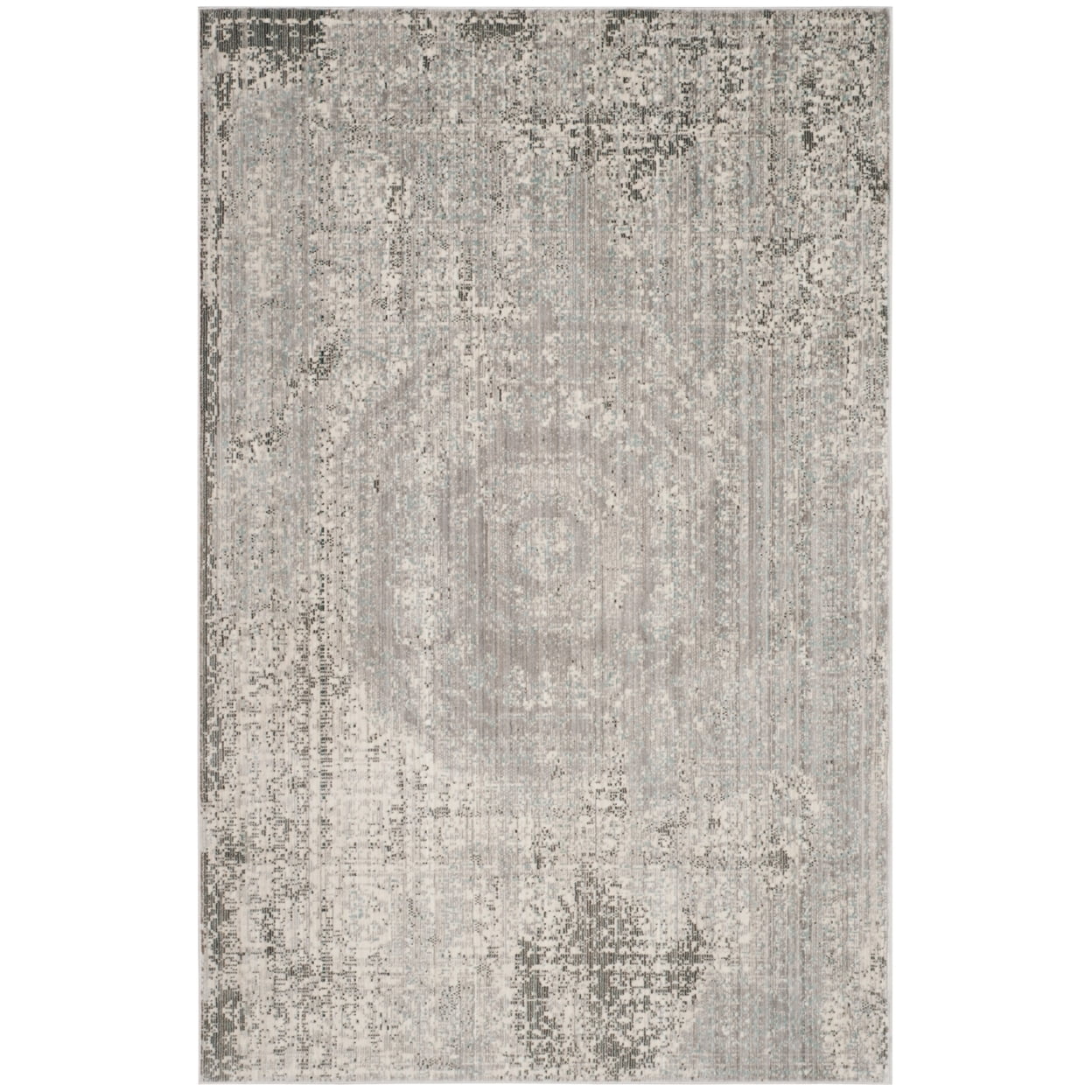 SAFAVIEH Valencia Collection VAL205C Grey / Multi Rug - Walmart.com