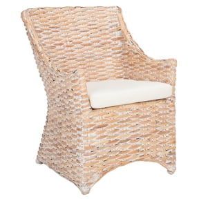 Safavieh Ventura Rattan Arm Chair, 18.5W x 23.2D x 33.9H in - Walmart.com