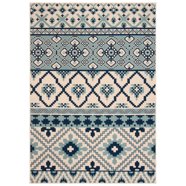 Nourison Aloha Indoor/Outdoor Grey/Blue 2'8" x 4' Area Rug, (3x4 ...