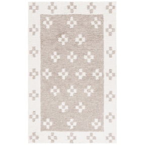 SAFAVIEH Soho Franklin Abstract Area Rug, Beige/Ivory, 6' x 6' Square ...