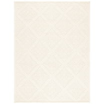 SAFAVIEH Abstract Bailey Area Rug, Striped Ivory/Beige, 10' x 14', Hand ...