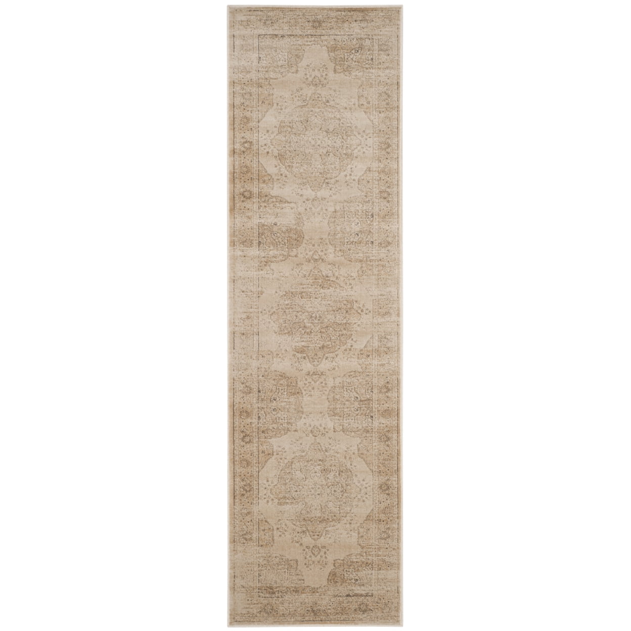 SAFAVIEH Vintage Lamont Traditional Runner Rug, Cream, 2'2" x 8 ...