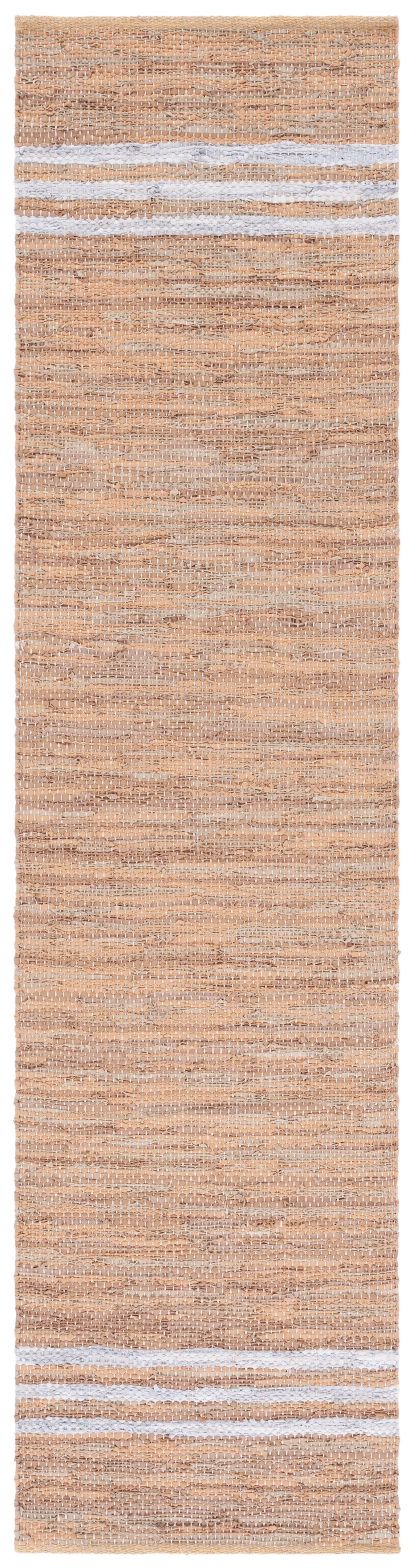 SAFAVIEH Vintage Leather Grace Striped Runner Rug, Beige/Ivory, 2'3" x ...
