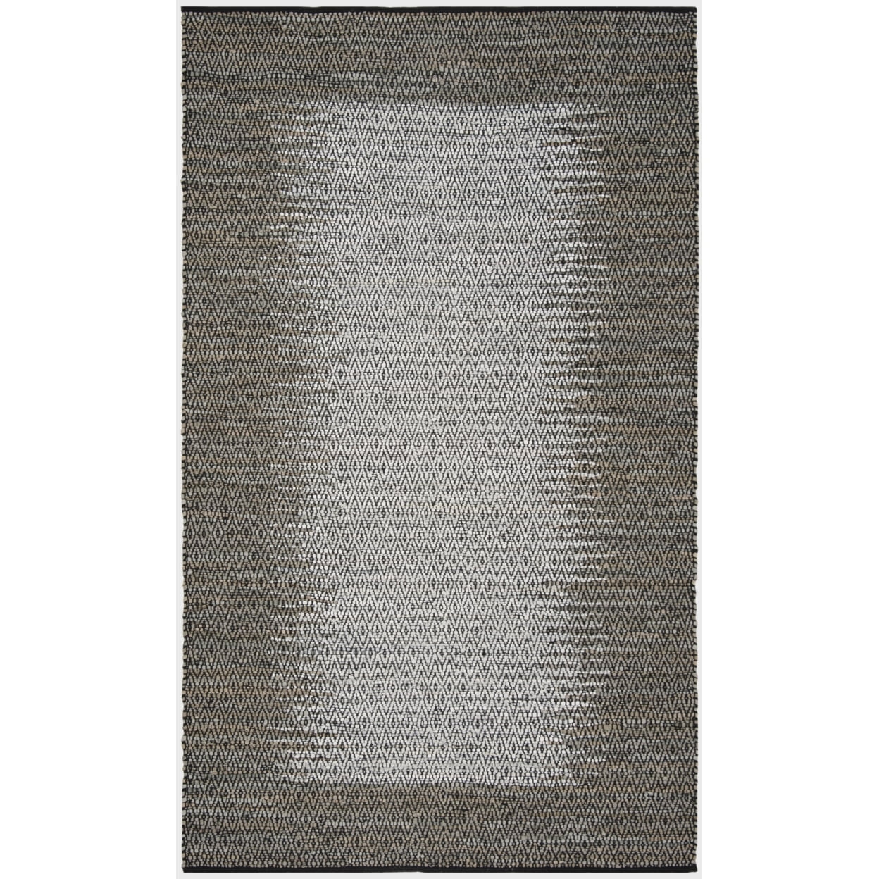SAFAVIEH Vintage Leather Rordan Diamond Trellis Area Rug, Light Grey ...