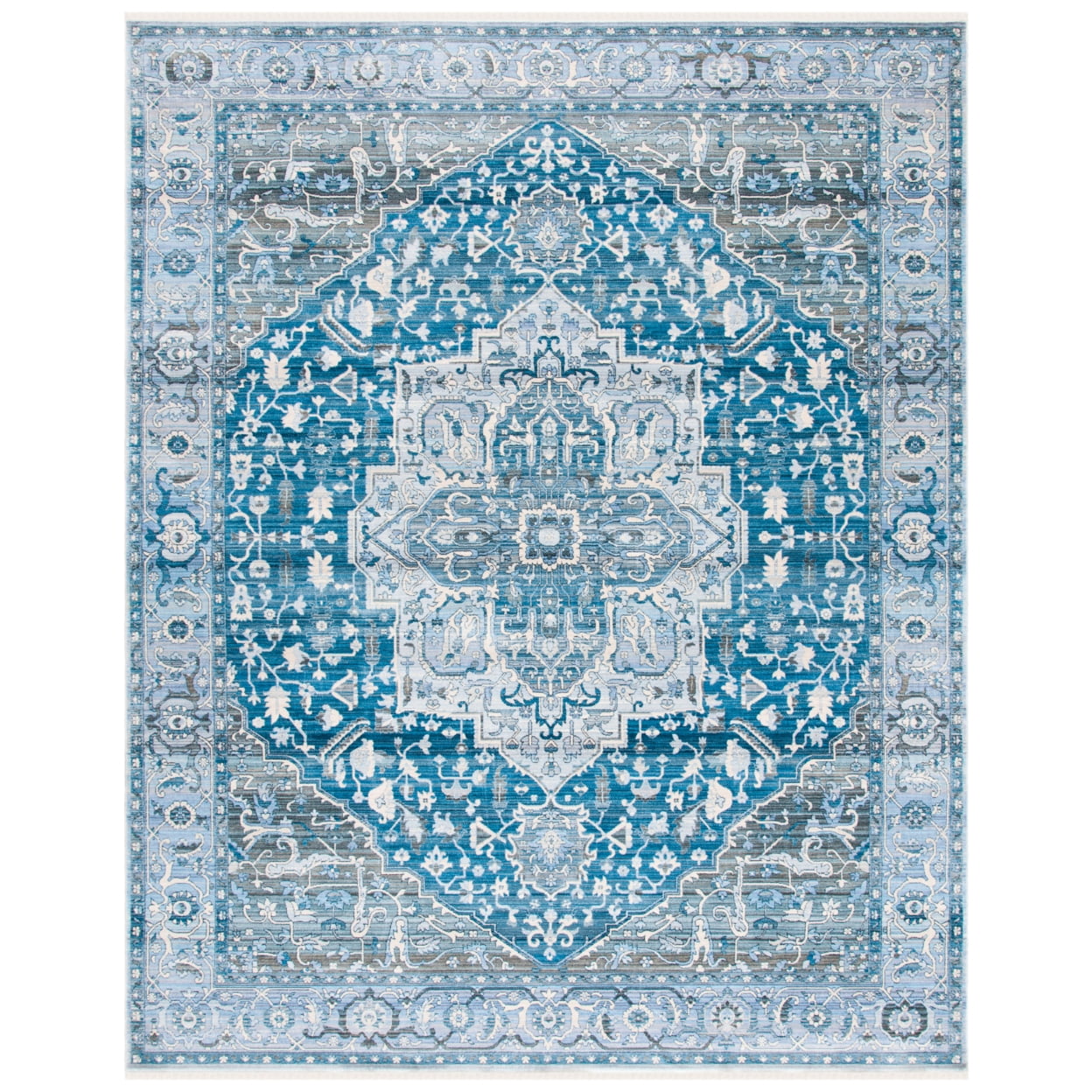 SAFAVIEH Vintage Persian VTP479H Charcoal / Blue Rug - Walmart.com