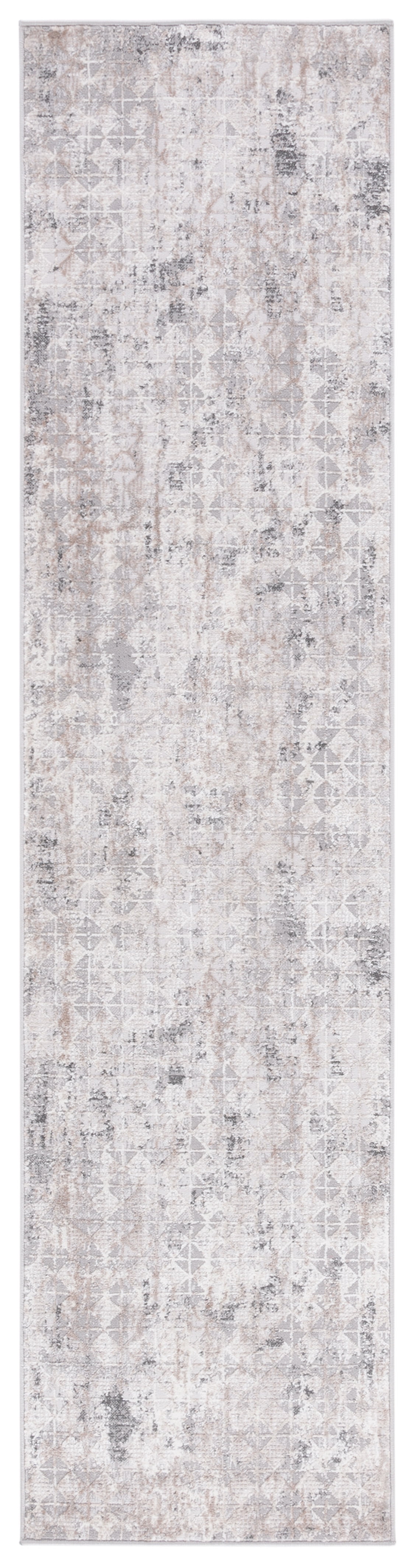 SAFAVIEH Vogue Austin Abstract Runner Rug, Grey/Ivory, 2' x 8 ...