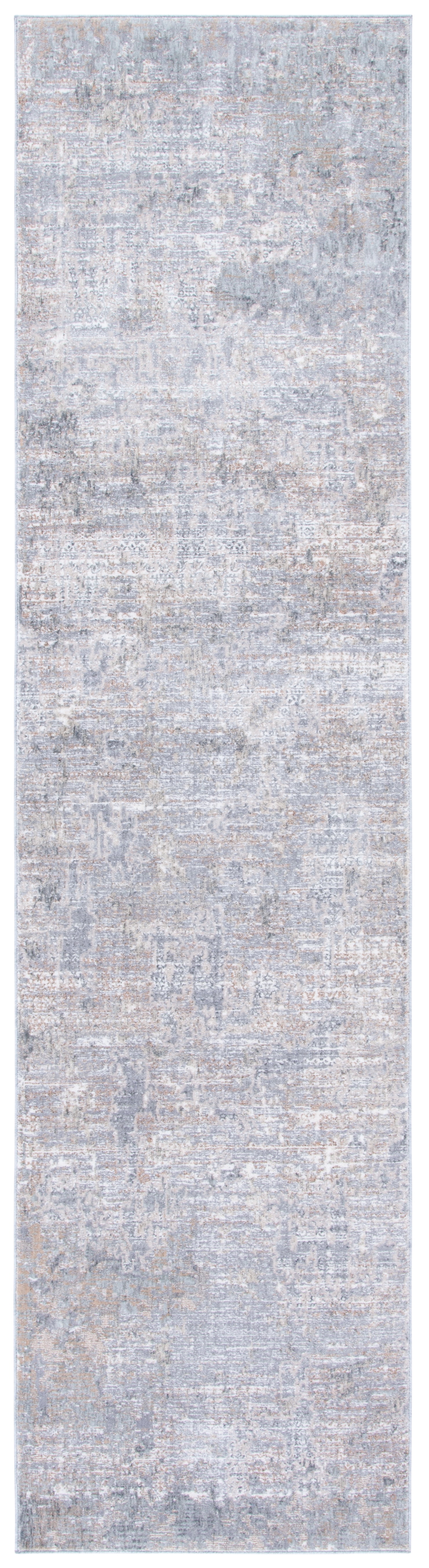 SAFAVIEH Webster Willoughby Abstract Runner Rug, Grey/Beige, 2'6" x 10 ...