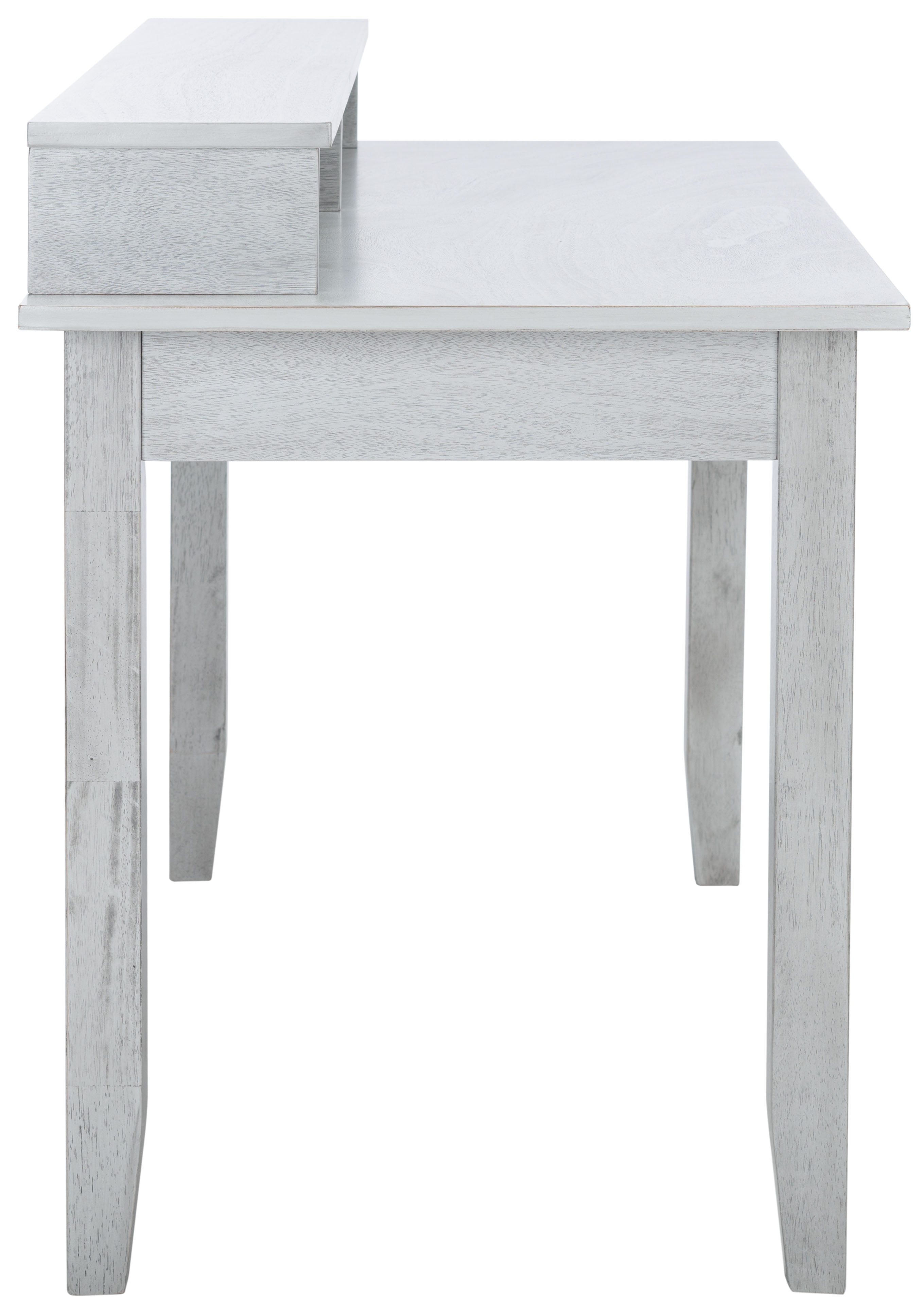 SAFAVIEH Winsone Solid Writing Desk w/ 2 Drawers, Dark Grey - Walmart.com