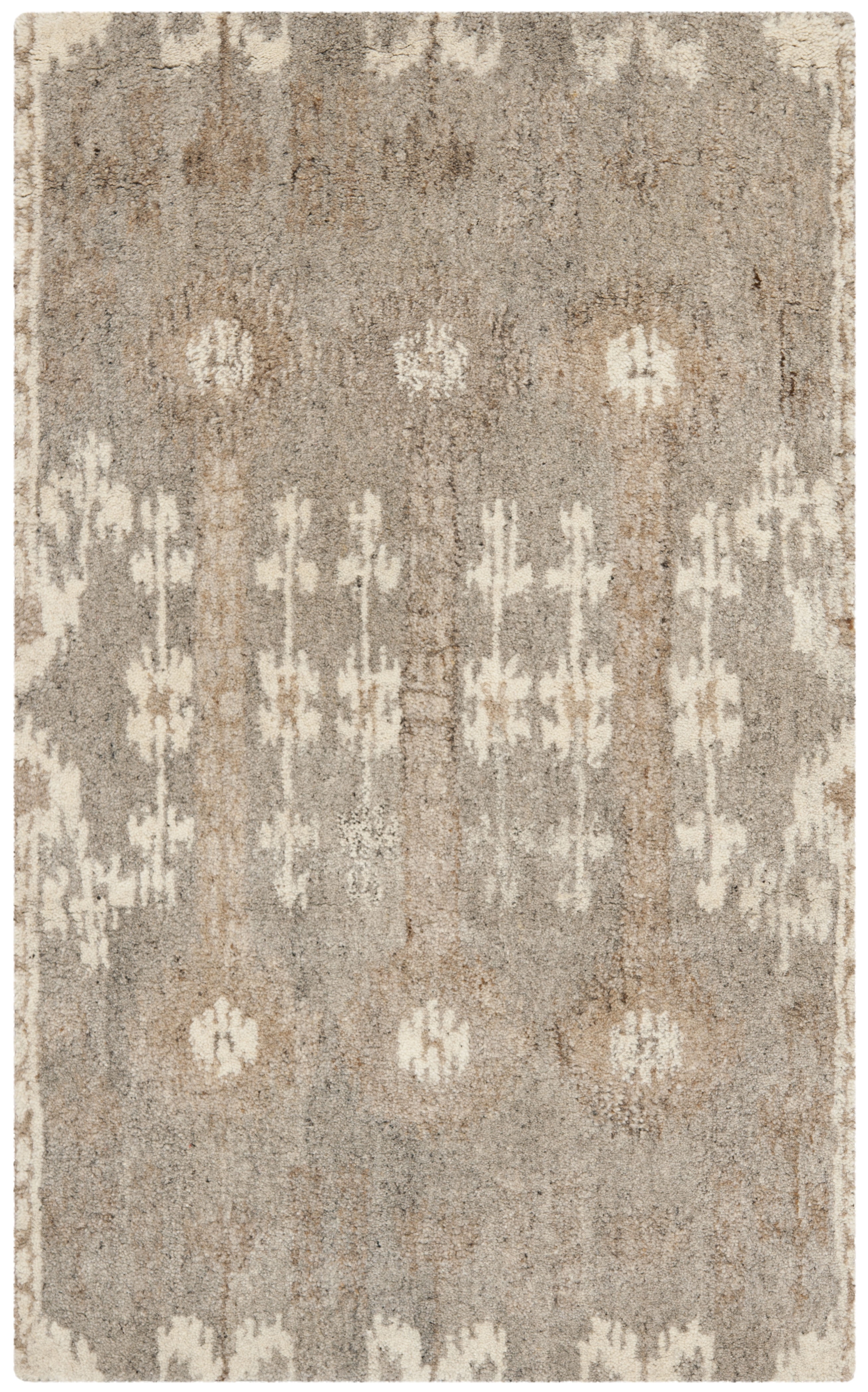 SAFAVIEH Wyndham Deborah Geometric Wool Area Rug, Natural/Multi, 2'6" x ...