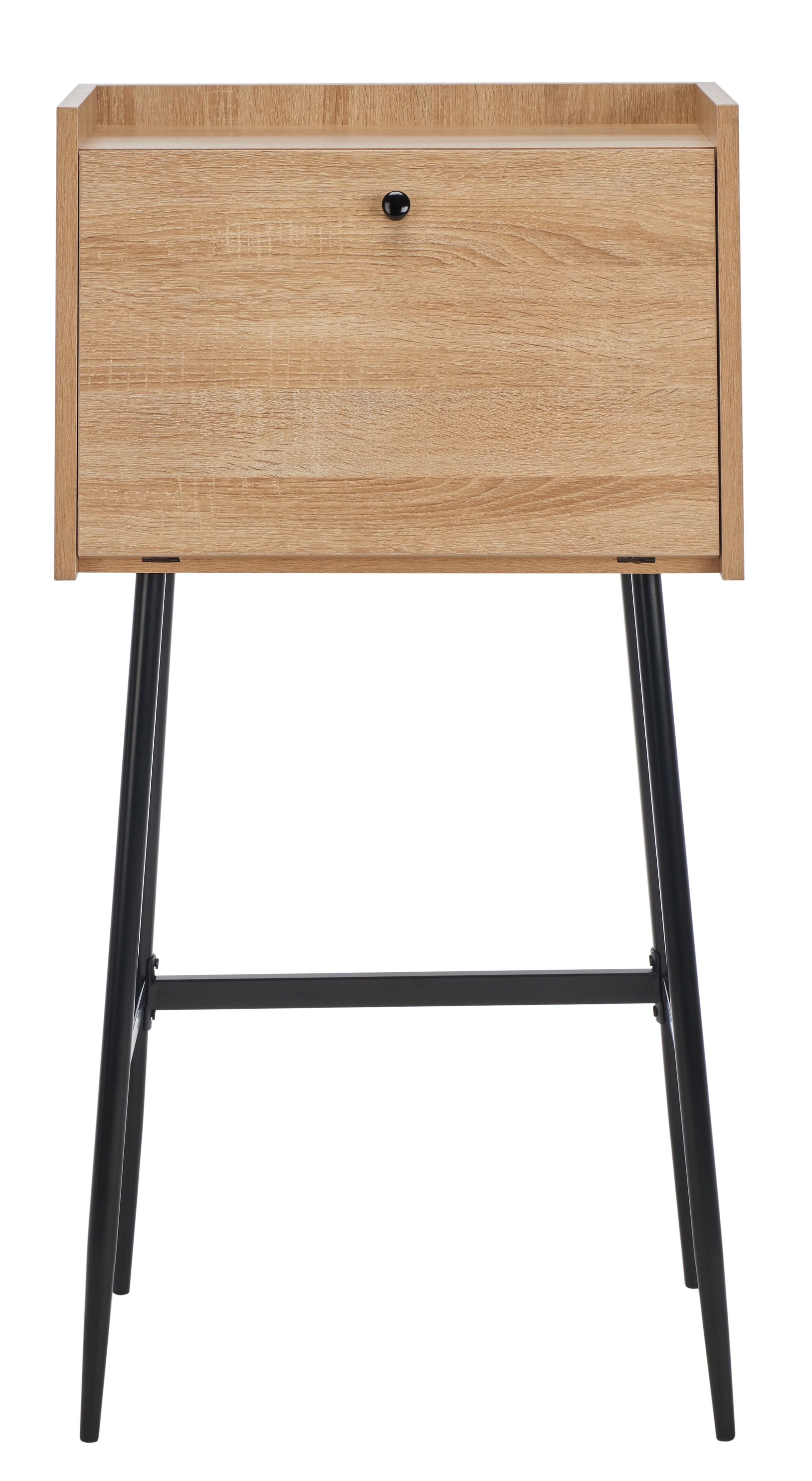 SAFAVIEH xander Modern Secretary Writing Desk, Natural/Black - Walmart.com