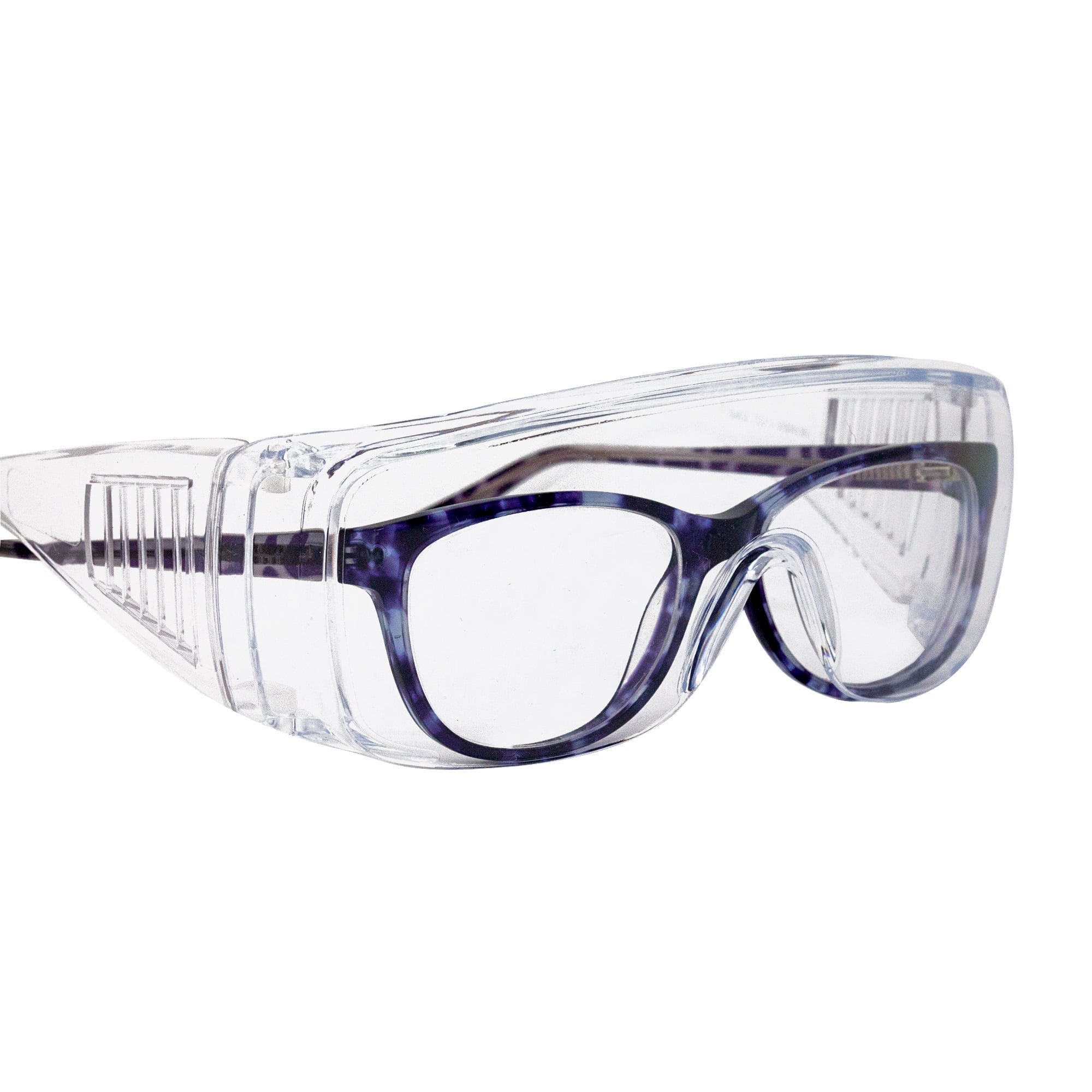 SAFE HANDLER Diamont Vented Safety Glasses, Over Eyeglasses, ANSI Z87.1 ...