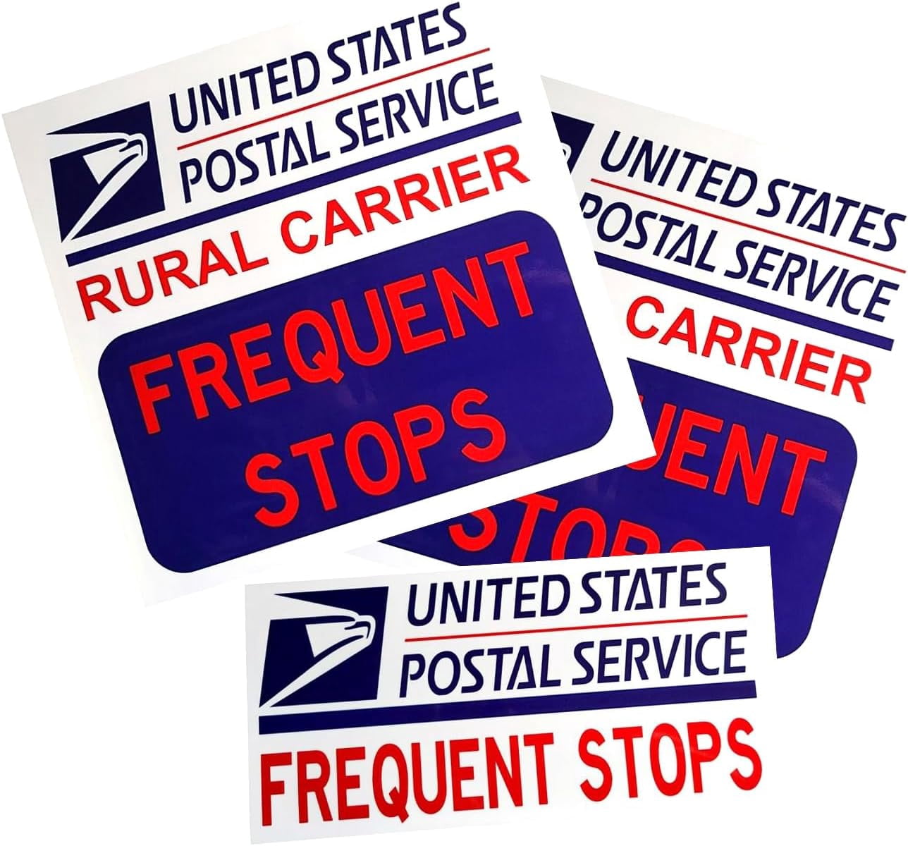 SAFEDRIVE U.S. Postal Rural Mail Delivery Driver Magnetic Signs For ...