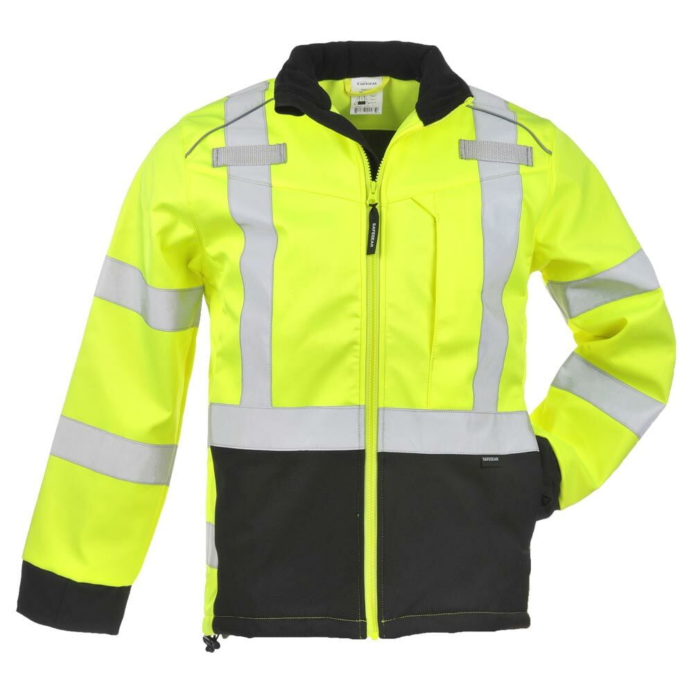 SAFEGEAR Type R Class 3 Softshell Jacket - 4XL - Lime Green/Yellow ...