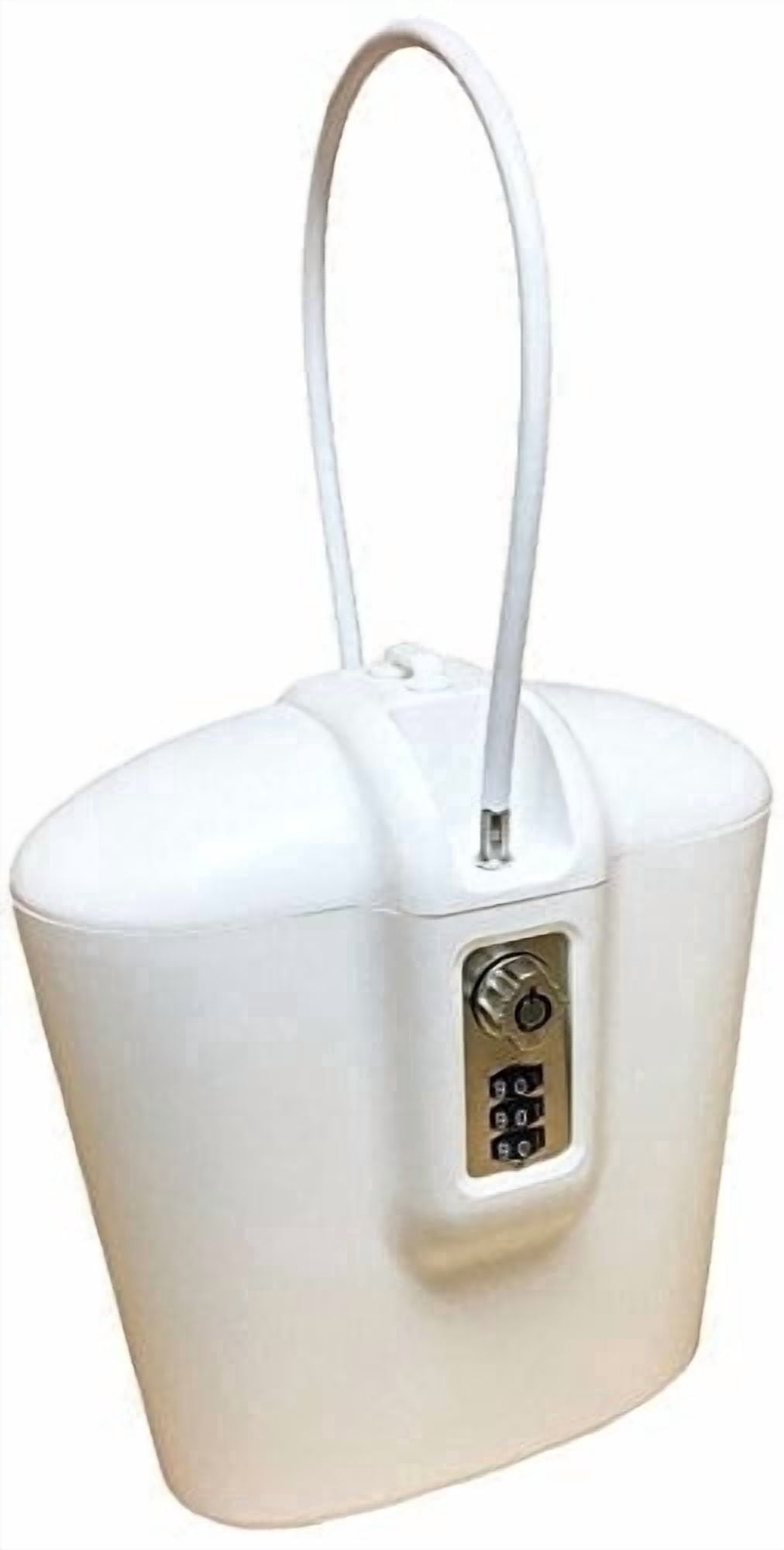 SAFEGO Portable Indoor/Outdoor Lock Box Safe with Key and Combination ...