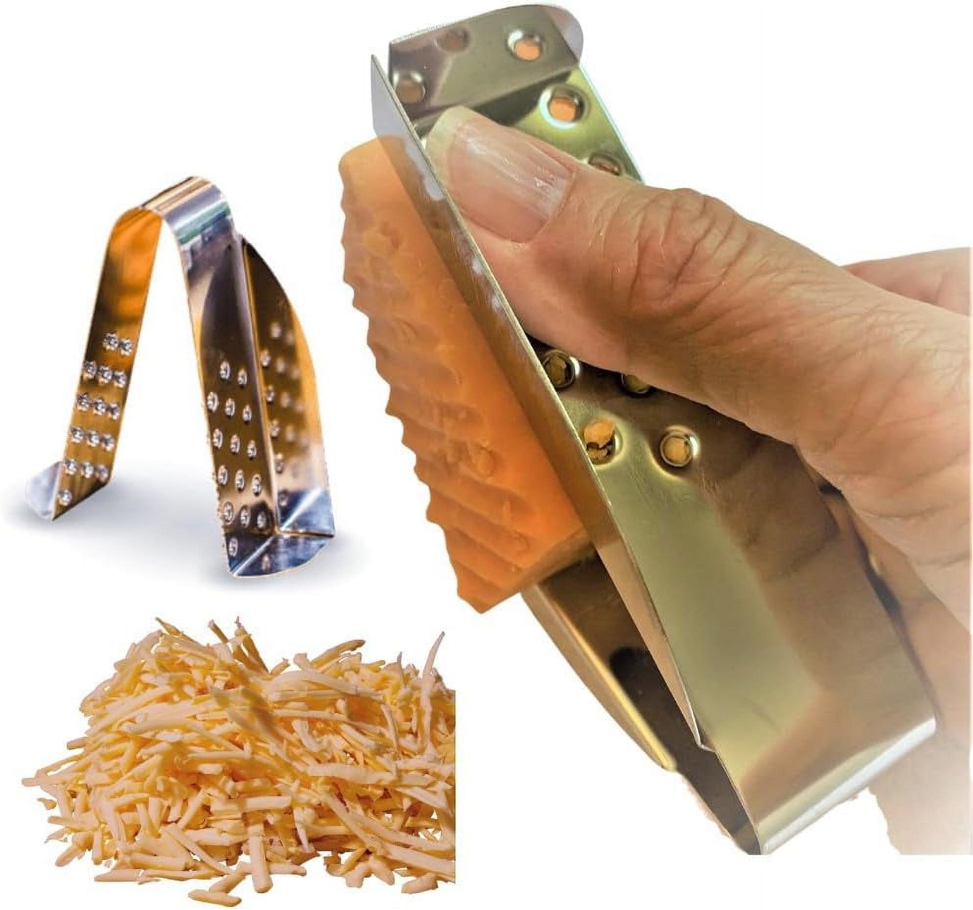 Safegrate Grater Finger Guard, Stainless Steel Finger Protector ...
