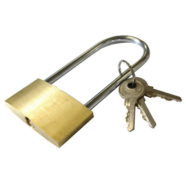 SAFEGUARD (2 Pack) 50 mm Long Shank Laminated Padlock | Hardened Steel ...