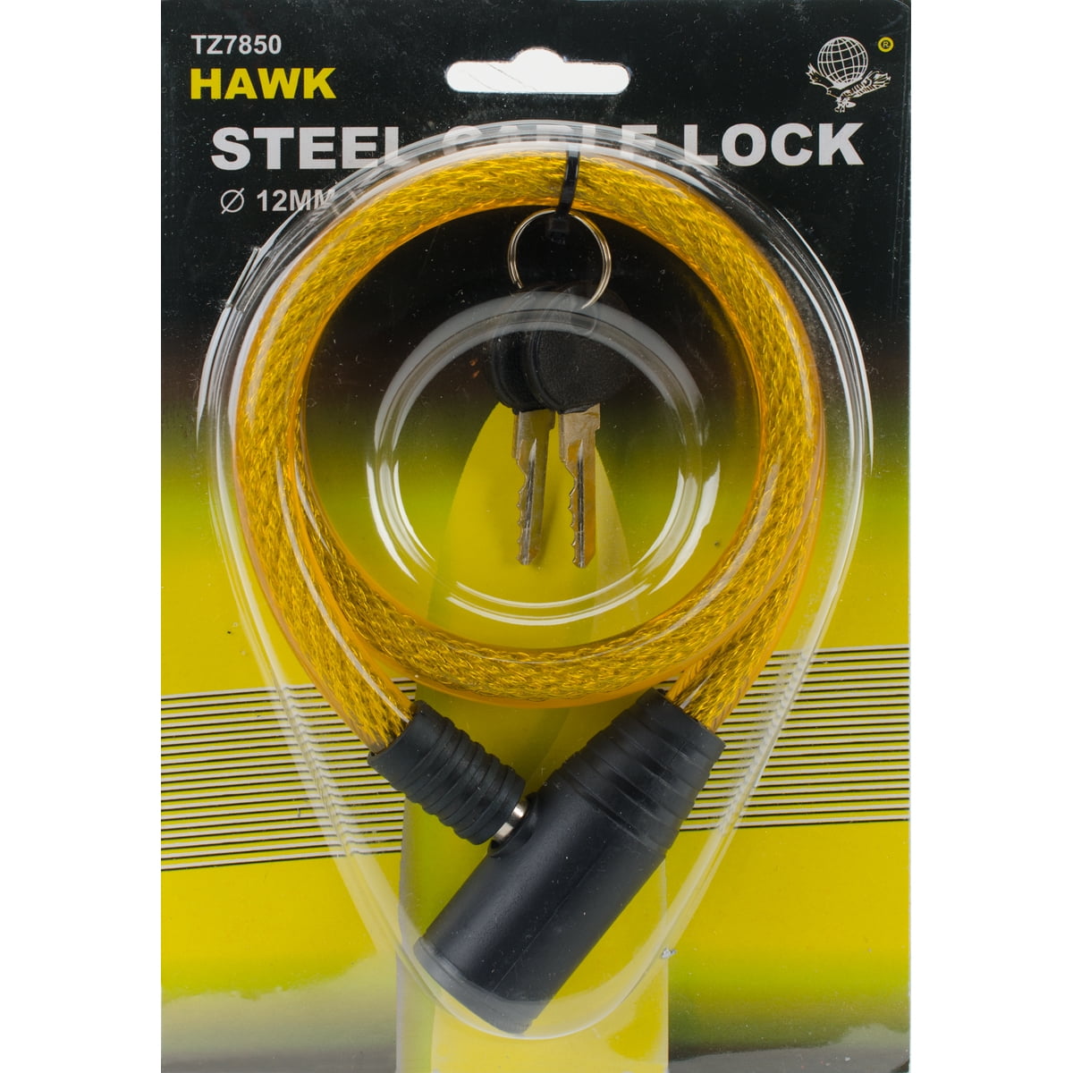 SAFEGUARD Steel Cable Lock | Heavy-Duty 1/2" Diameter | Weather ...