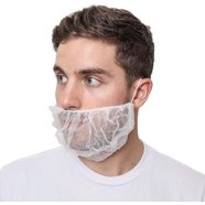 Black Disposable Beard Nets for Men Food Service, 18 Inch. Pack of 1000 ...