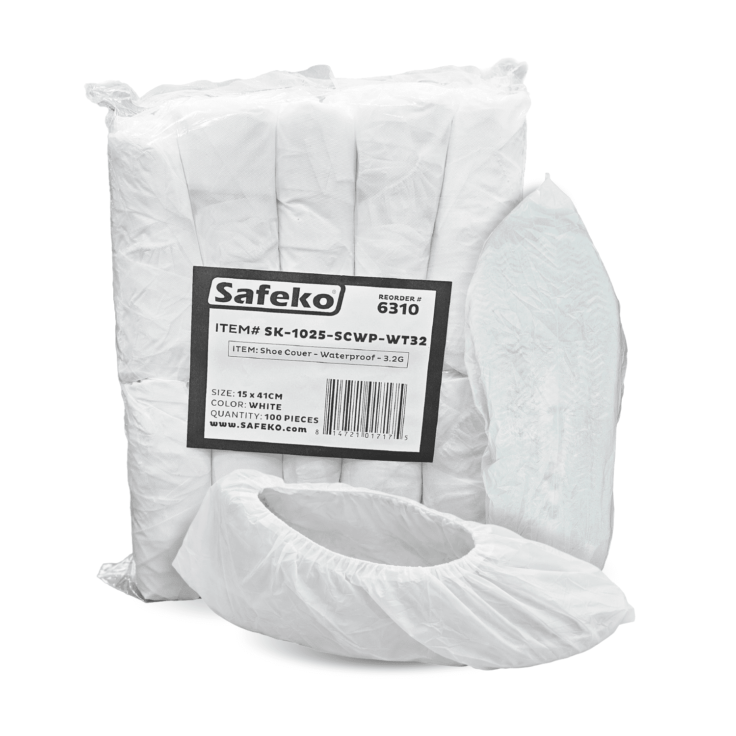 SAFEKO Waterproof Shoe Covers – Non-Slip, Disposable CPE Boot Covers ...
