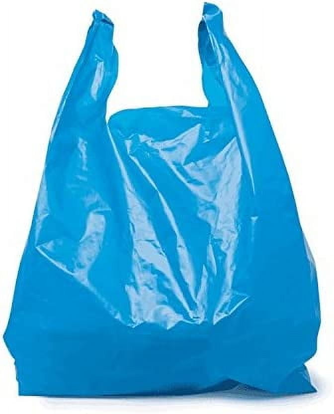 SAFEPRO JSB, 18x10x32-Inch Blue Plastic Jambo T-Shirt Shopping Bags ...