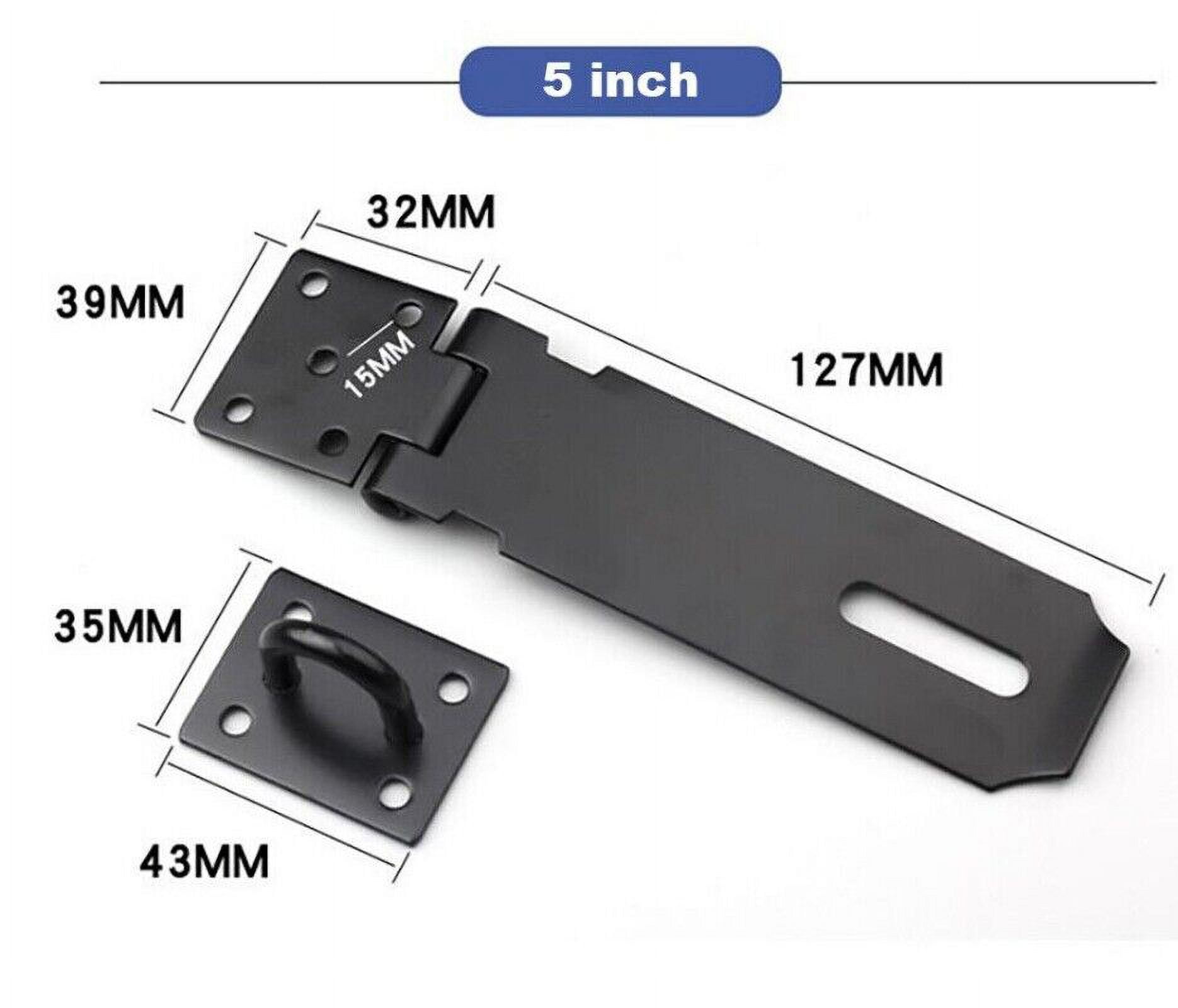 SAFETY HASP STAPLE GATE SHED DOOR PADLOCK FLAT LOCK LATCH LOCKING DOOR ...
