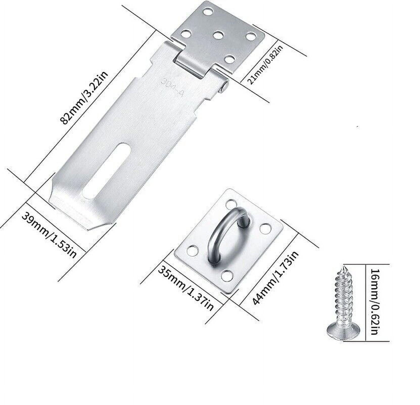 SAFETY HASP STAPLE GATE SHED DOOR PADLOCK FLAT LOCK LATCH LOCKING DOOR ...