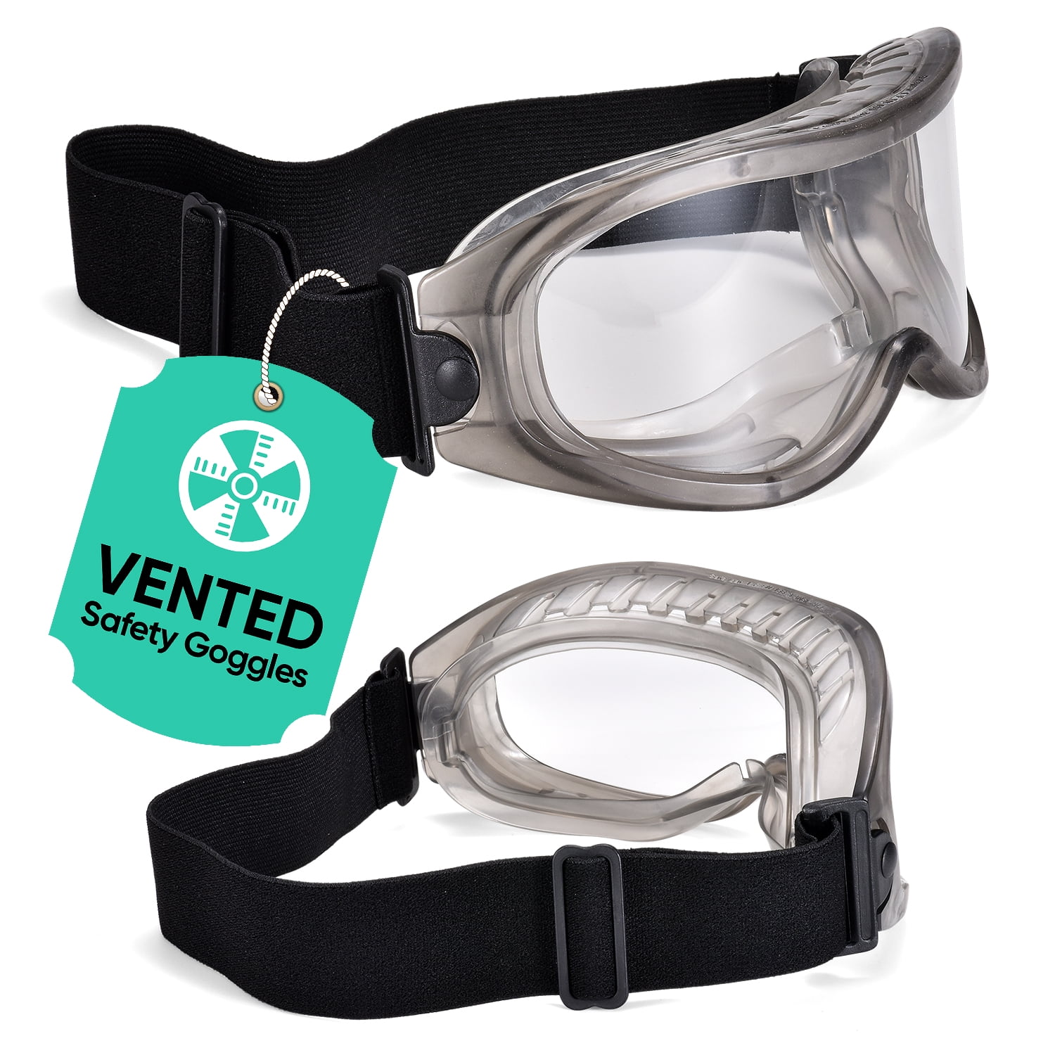 SAFEYEAR Anti Fog Safety Goggles, UV Protection Glasses, Over Glasses ...