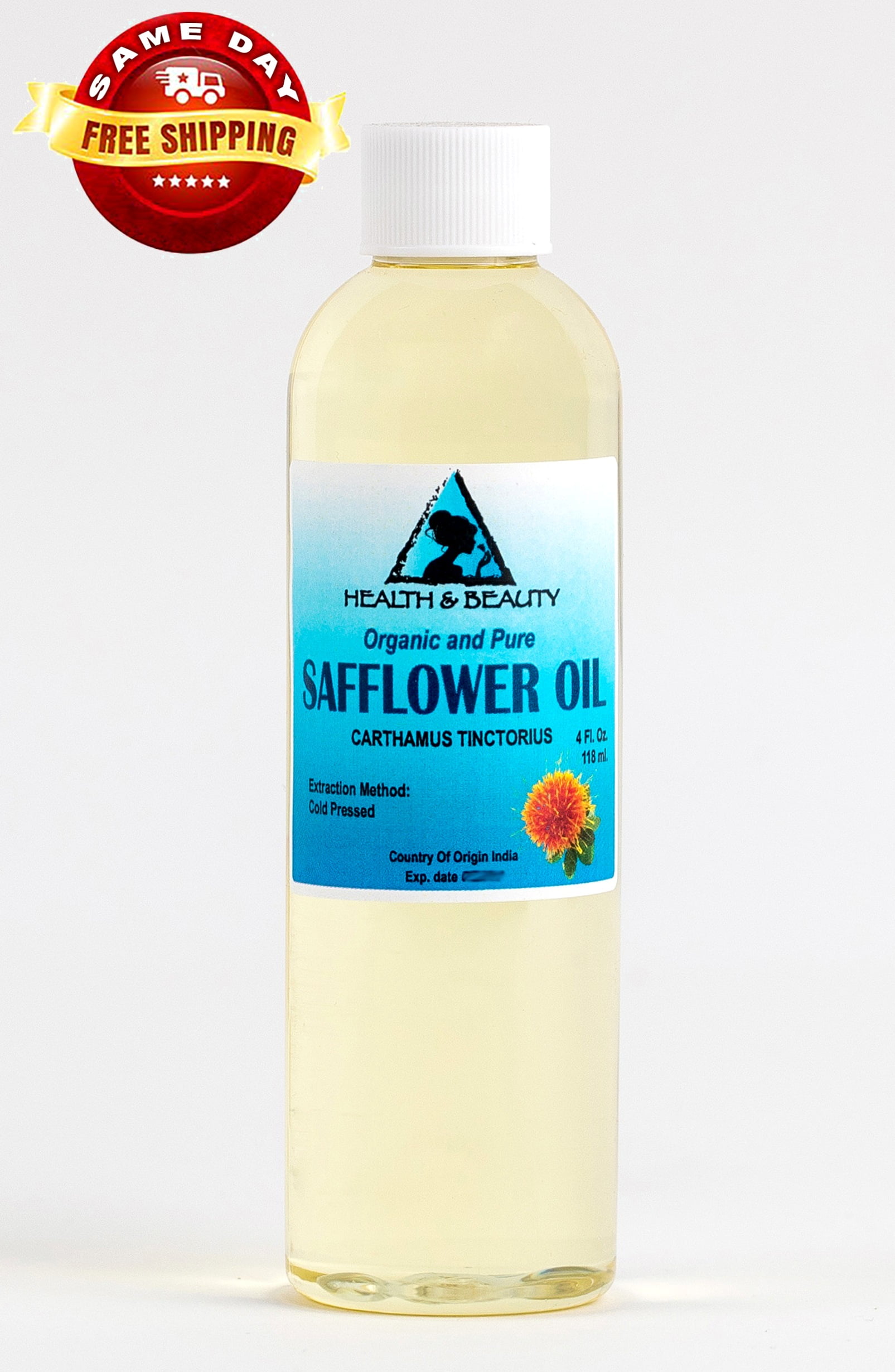 H&B Oils Center Co, Safflower Oil Carrier, High Oleic, Cold Pressed ...