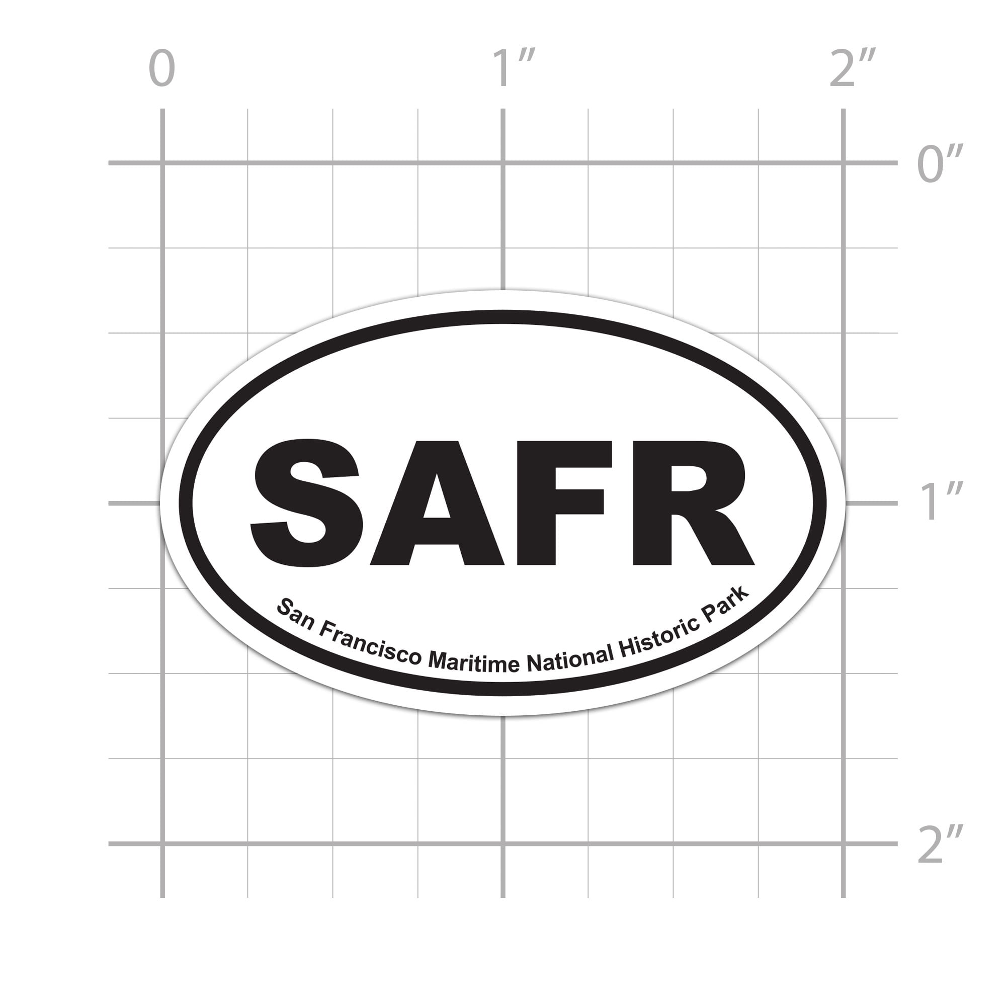SAFR San Francisco Maritime National Historic Park Sticker for water ...