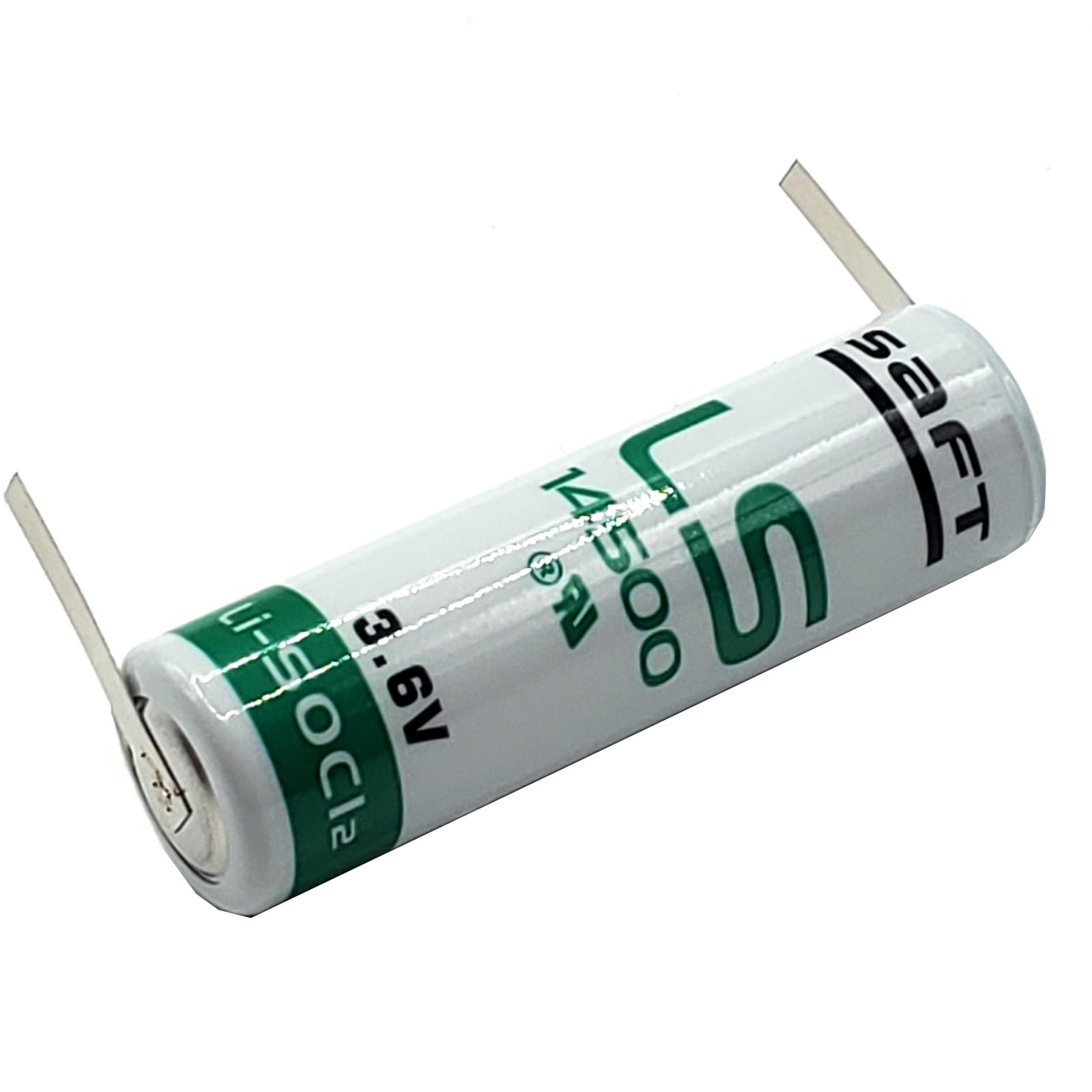 SAFT LS14500_TAB AA Battery 3.6V 2600mAh Lithium Replaces Tadiran and ...