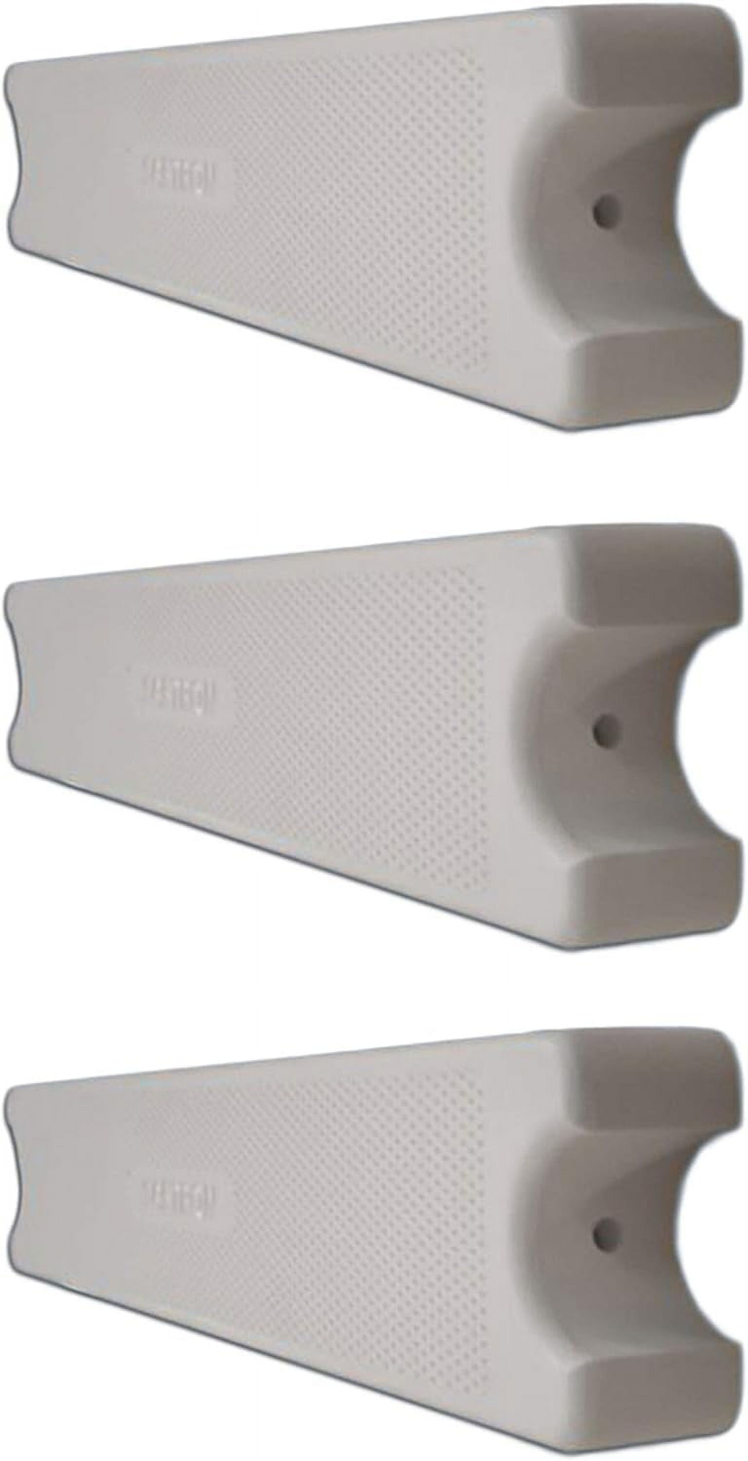 SAFTRON 19.5 x 3.8 Inch Polypropylene Pool Ladder Step Rungs, Gray (3 ...