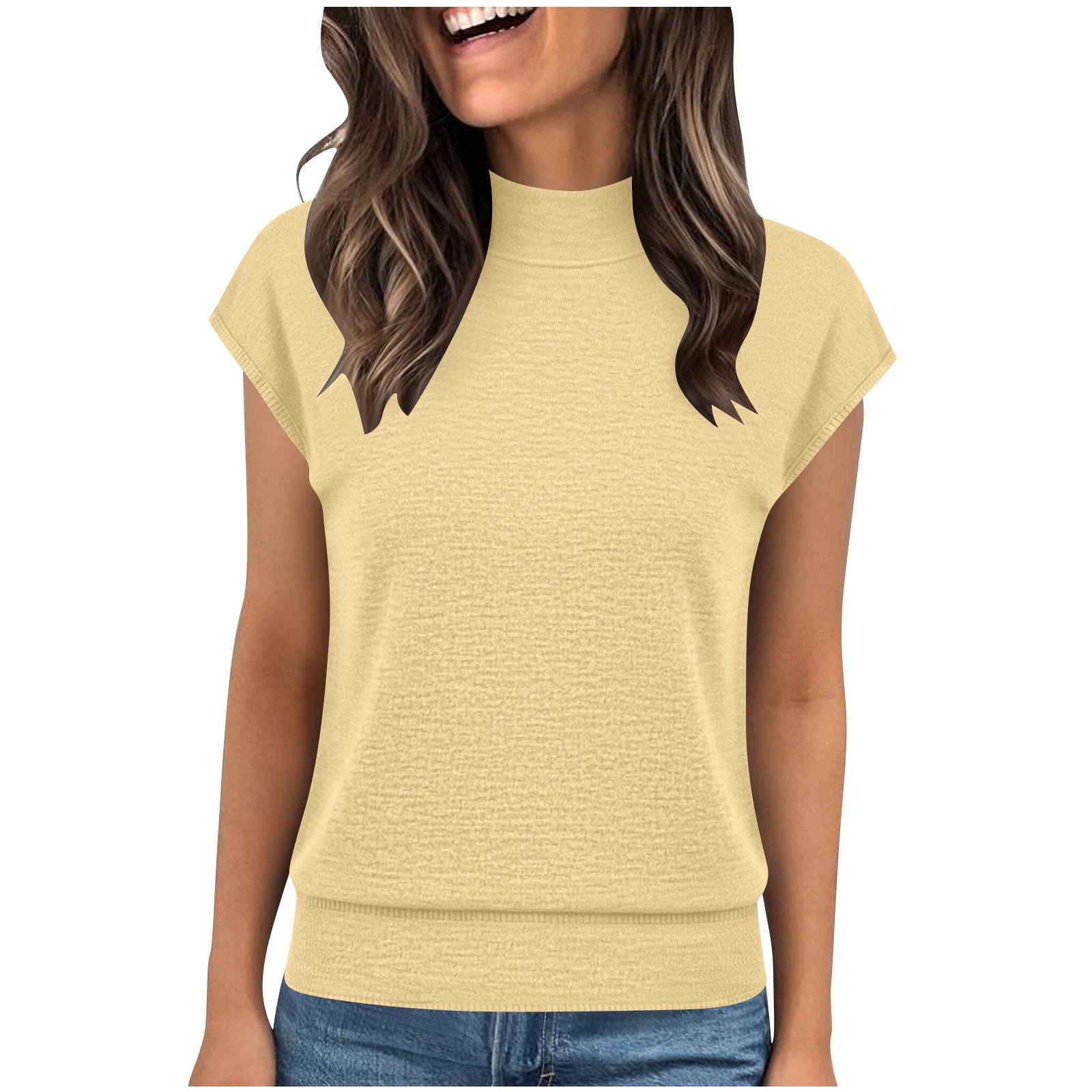 SAFUNY Women's Top Short Sleeve Summer Style Spring Summer Style ...