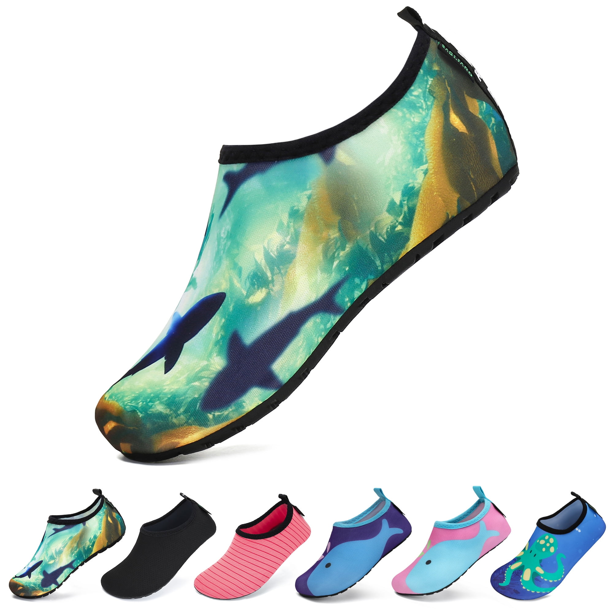 SAGUARO Unisex Kids Water Shoes Boys Girls Sports Aqua Socks Quick Dry ...