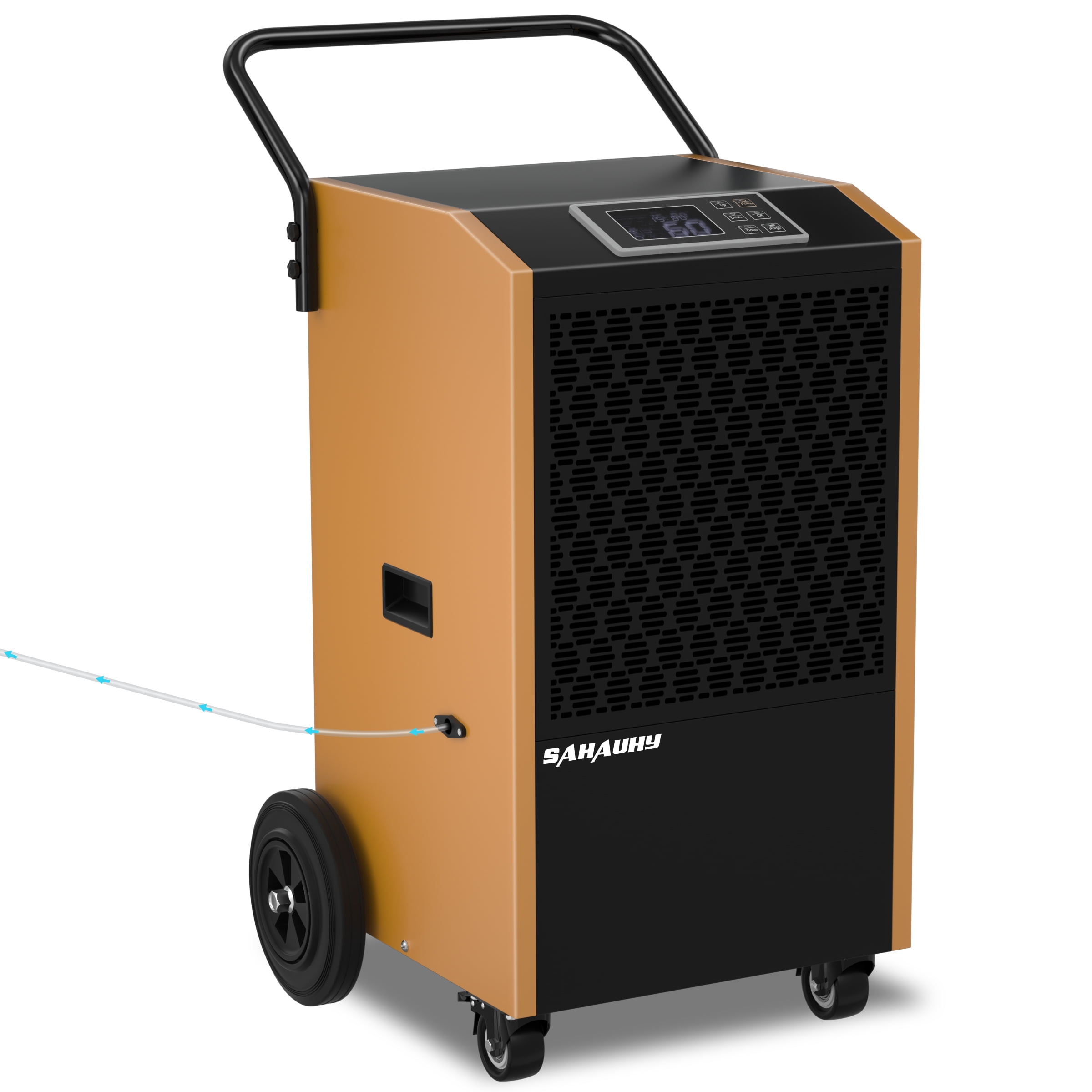 SAHAUHY 250 Pints Commercial Dehumidifier with Pump and Drain Hose for ...