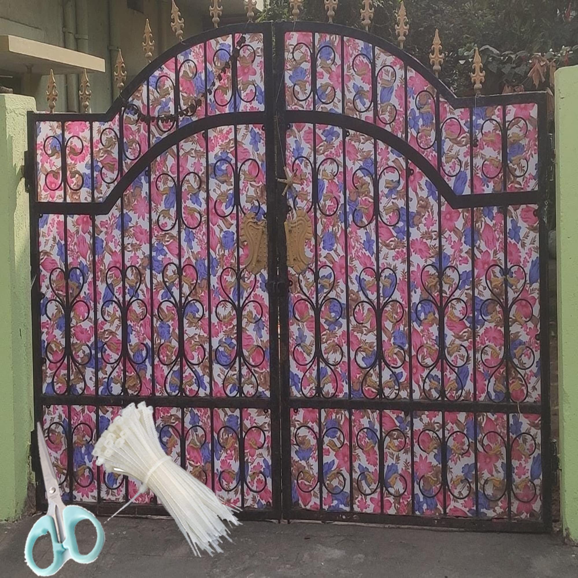 SAI Balaji UV Resistant 5 X 5 Feet PVC Gate Sheet_Grill Sheet_Gate ...