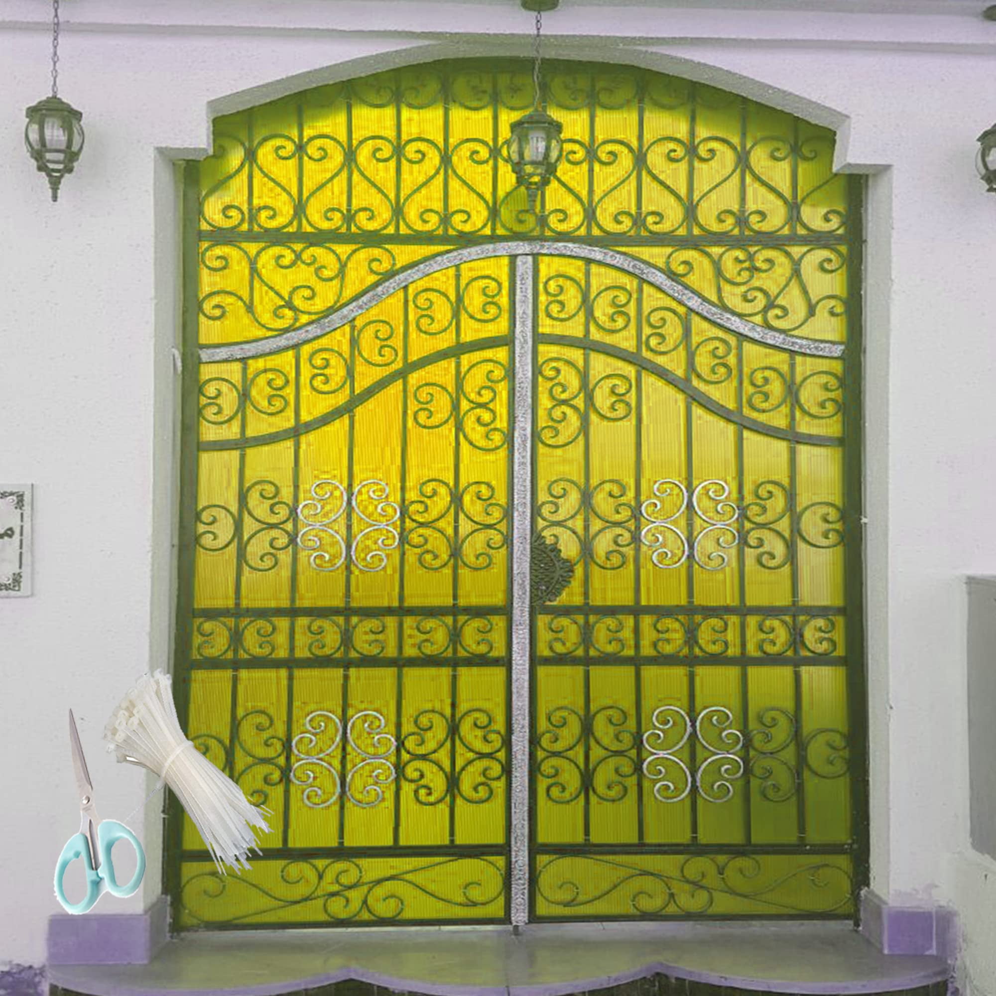 SAI Balaji UV Resistant 5 X 5 Feet PVC Gate Sheet_Grill Sheet_Gate ...