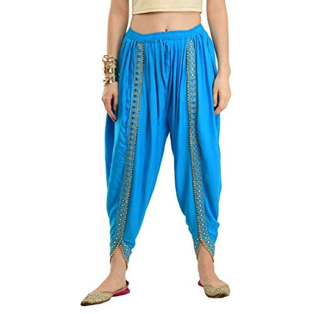 SAI DECORATIVE Women's Rayon Solid Plain Dhoti Free Size & color:- W ...