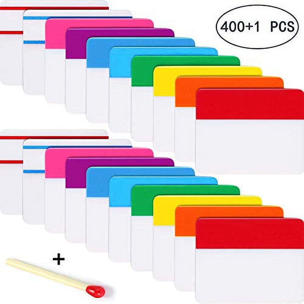 SAILING-GO 400 Pieces Sticky Tabs 2 Inch Index Tabs, Writable and ...