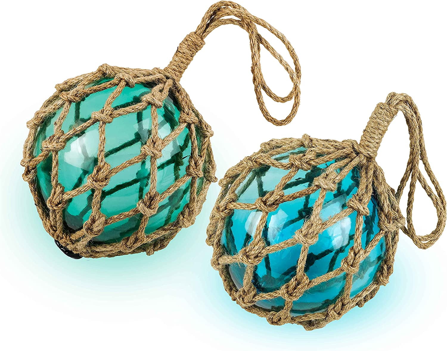 SAILINGSTORY Glass Fishing Float Nautical Decorative Glass Ball Buoy ...