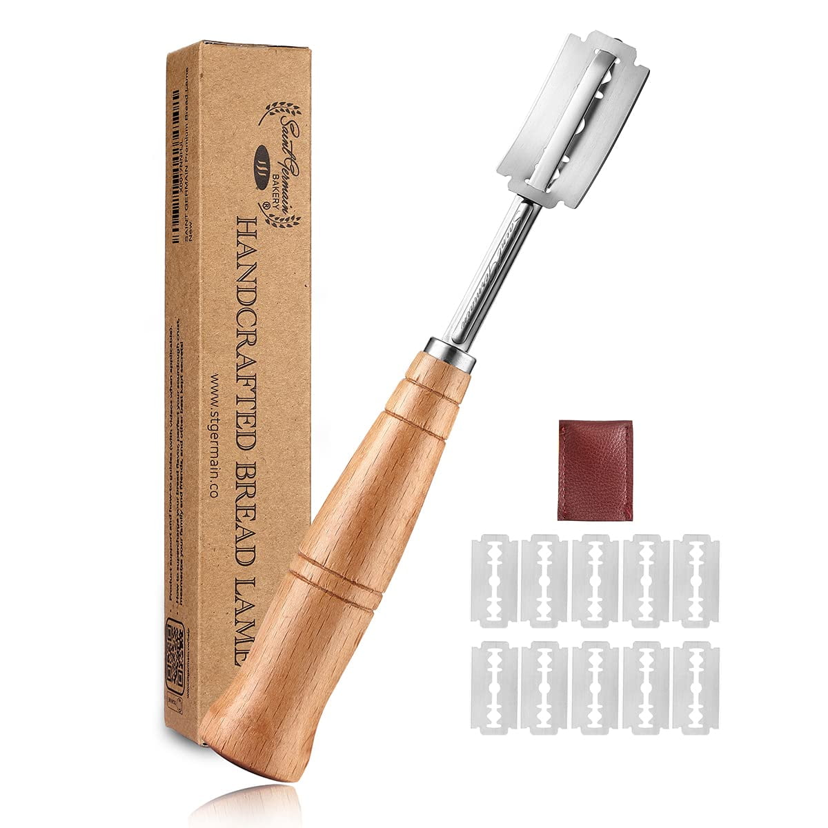 SAINT GERMAIN Premium Hand Crafted Bread Lame for Dough Scoring Knife ...