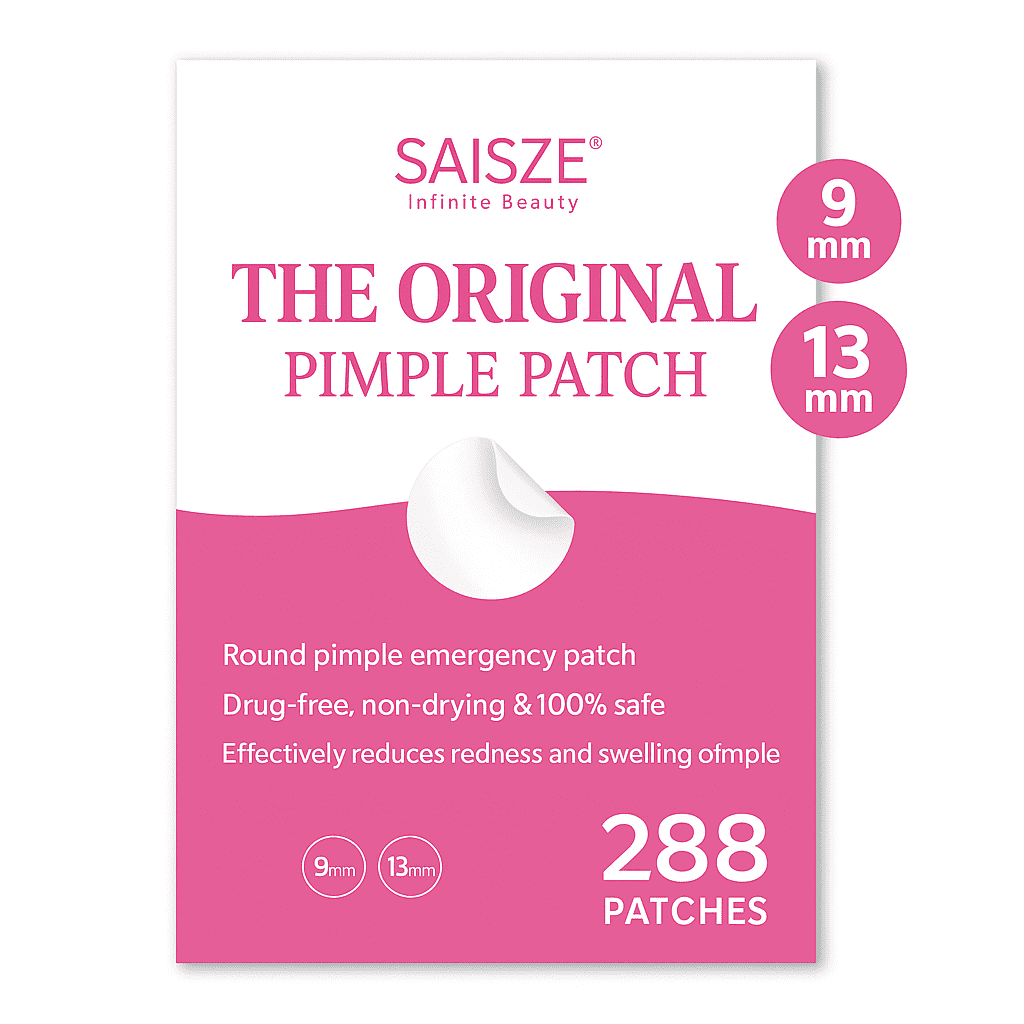 SAISZE Acne Pimple Patch, Hydrocolloid Patches for Painless Acne ...