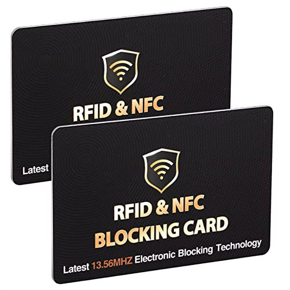 SAITECH IT 2 Pack RFID Blocking Card, One Card Protects Entire Wallet ...