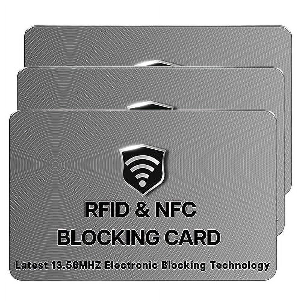 SAITECH IT 3 Pack RFID Blocking Cards, One Card Protects Entire Wallet Purse For Men & Women ...