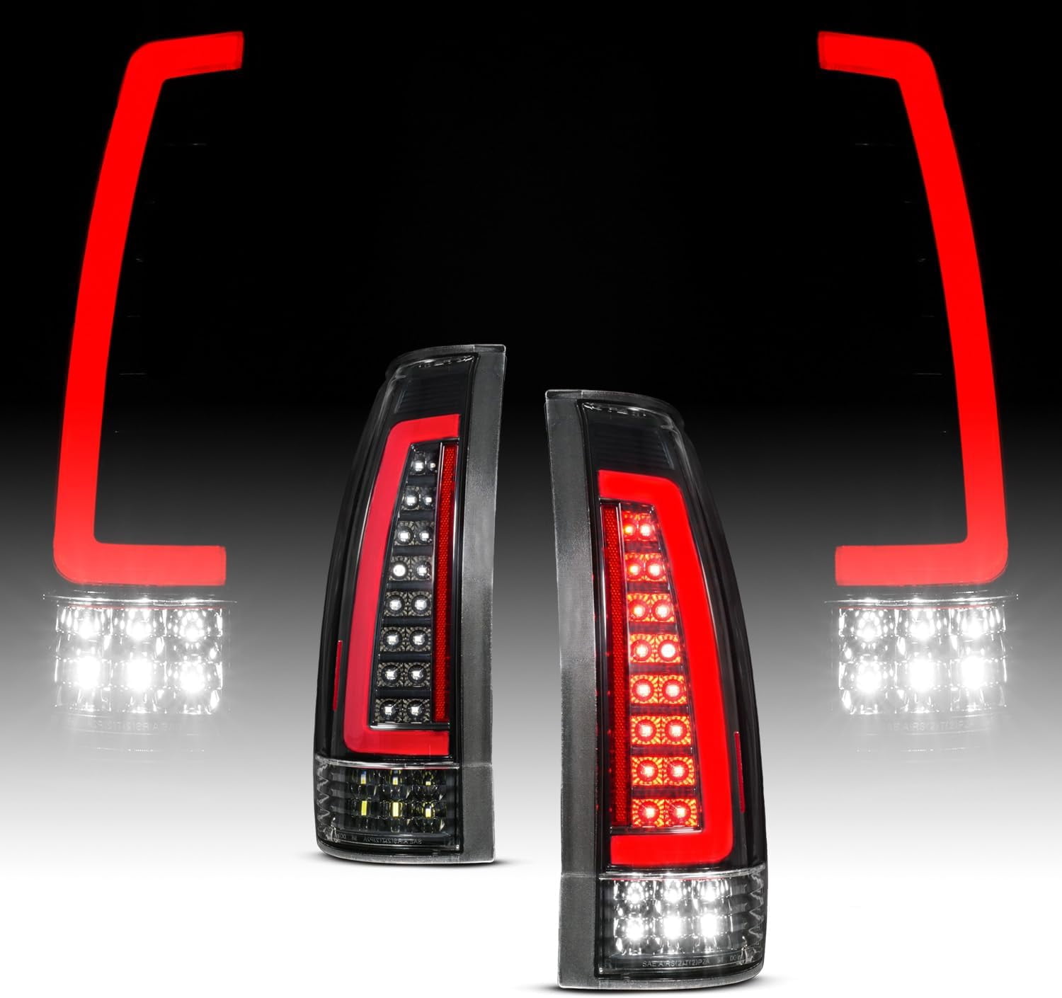 SAIYA for 1988-2000 Chevy GMC C/K Truck Silverado Suburban [Full LED] C ...