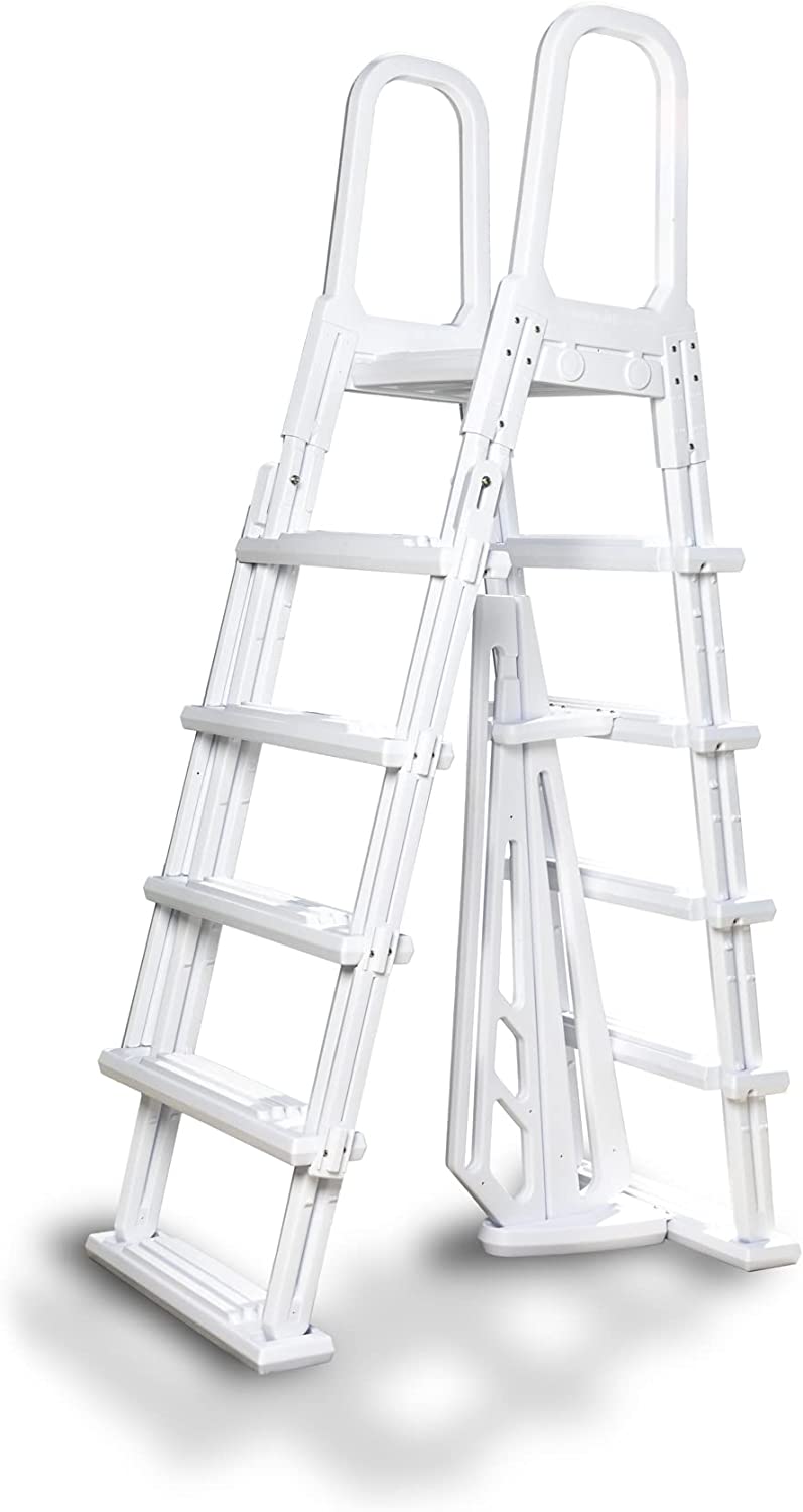 SAIYA A-Frame Flip Up Pool Ladder for Above Ground Pools - Walmart.com