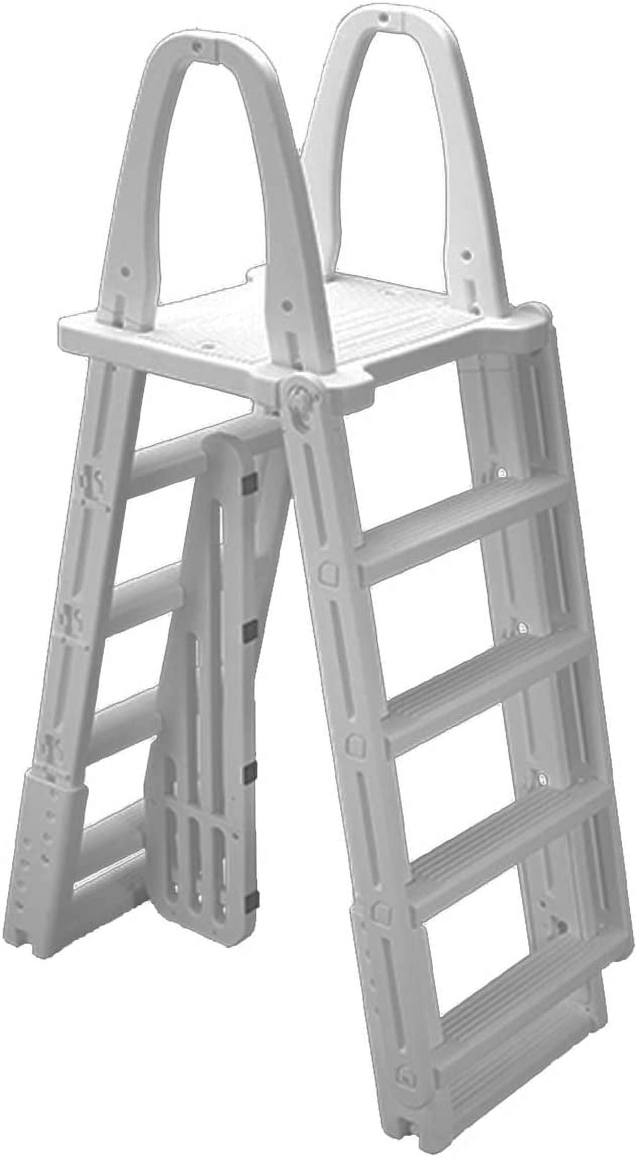 SAIYA A-Frame Swing Up & Lock Ladder with Anti-entrapment Barrier ...