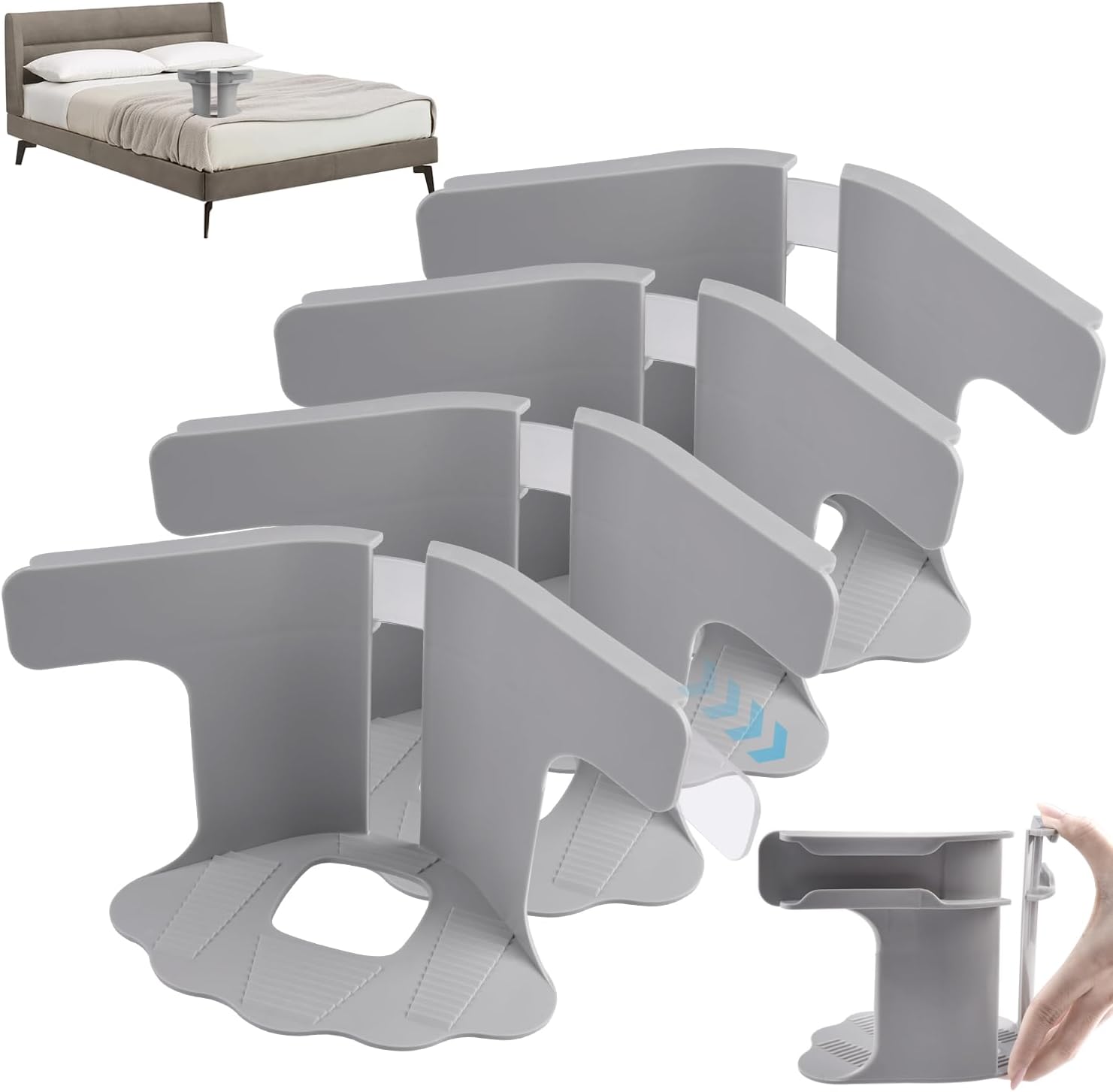 SAIYA Bed Sheet Holders, Fitted Sheet Holder/Straps Keep Sheets Firm ...