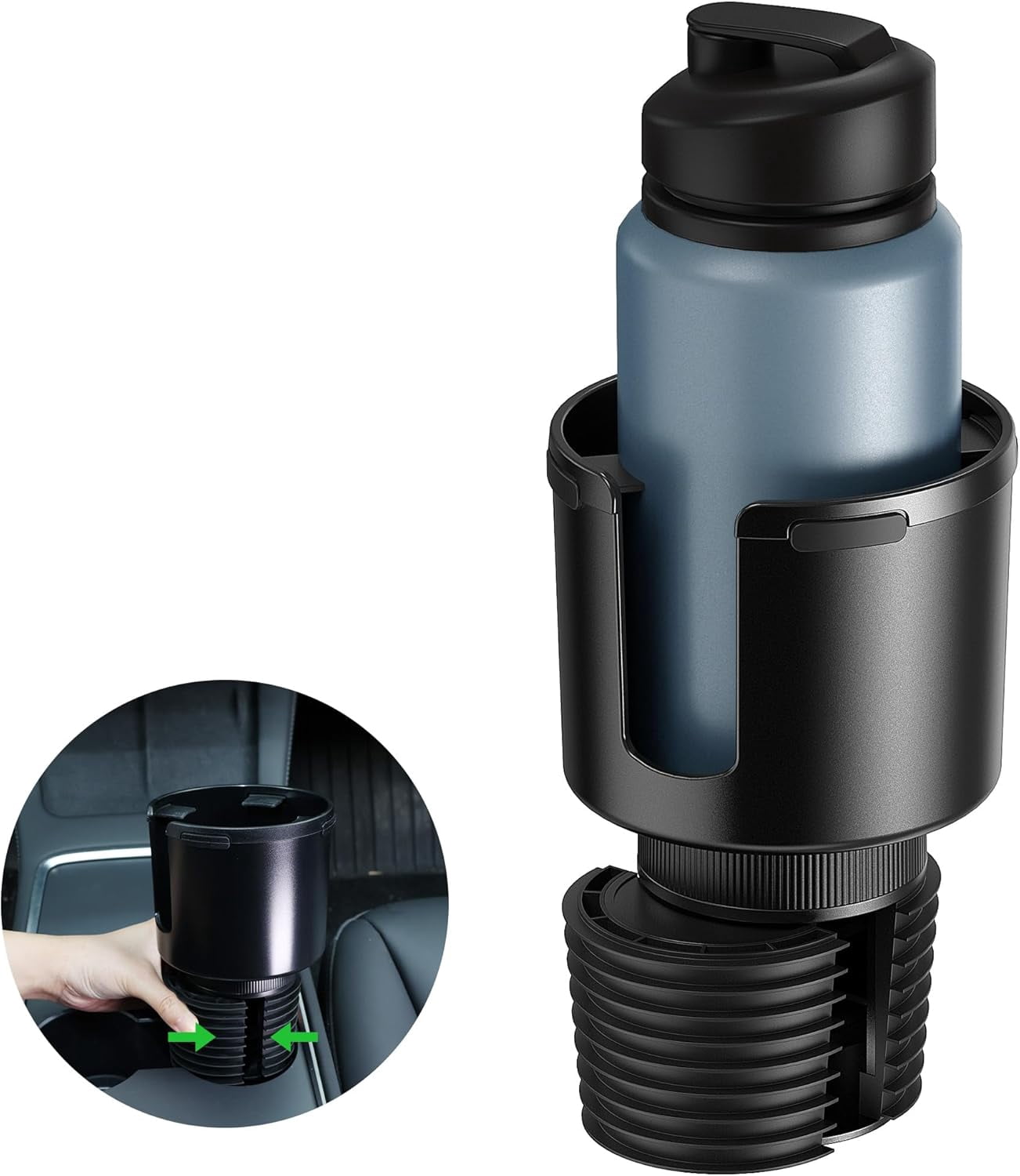 SAIYA Car Cup Holder Expander, Cup Holder Expander for Car with ...