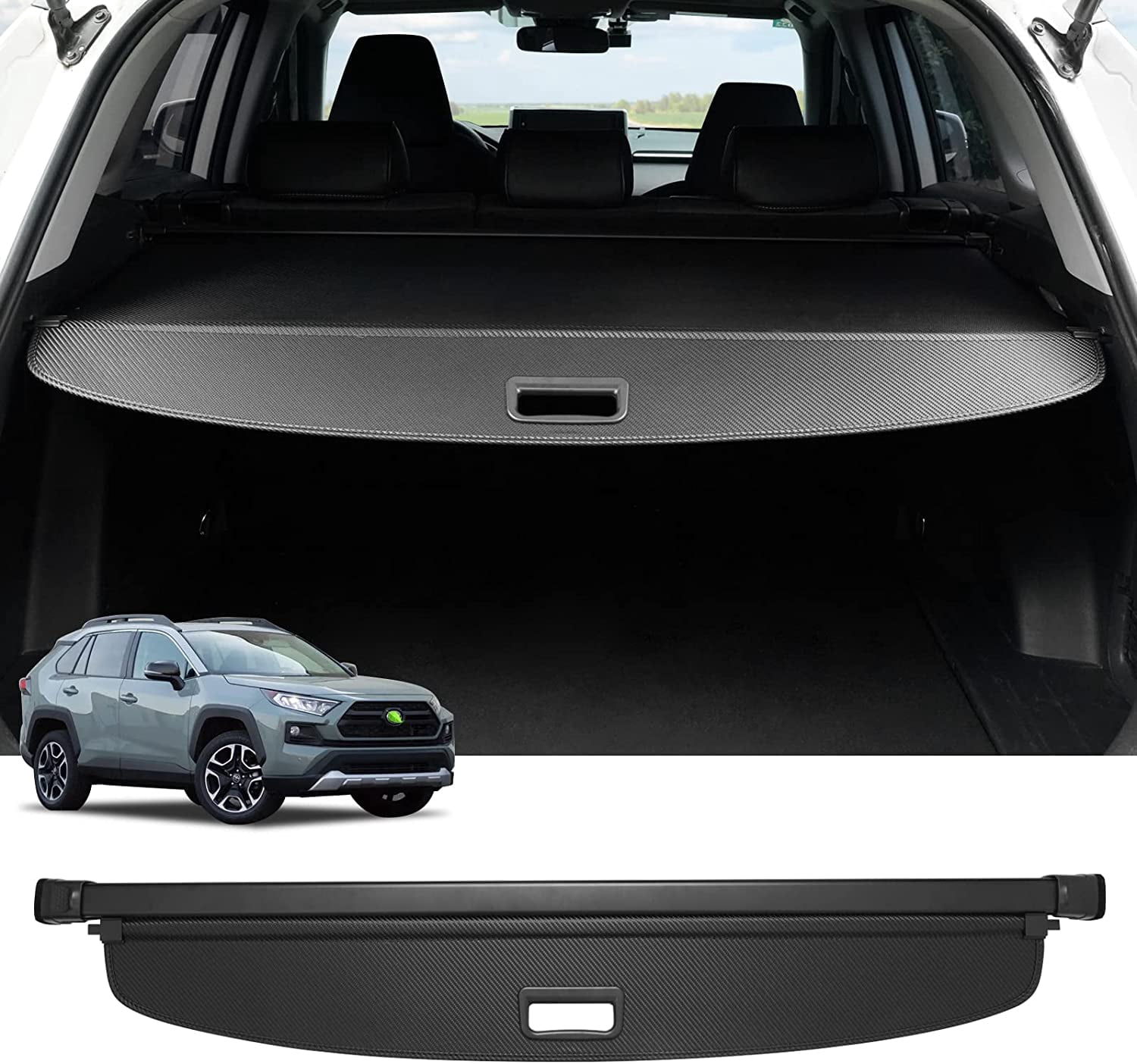 SAIYA Cargo Cover for 2019-2024 2025 Toyota RAV4 Accessories Trunk ...